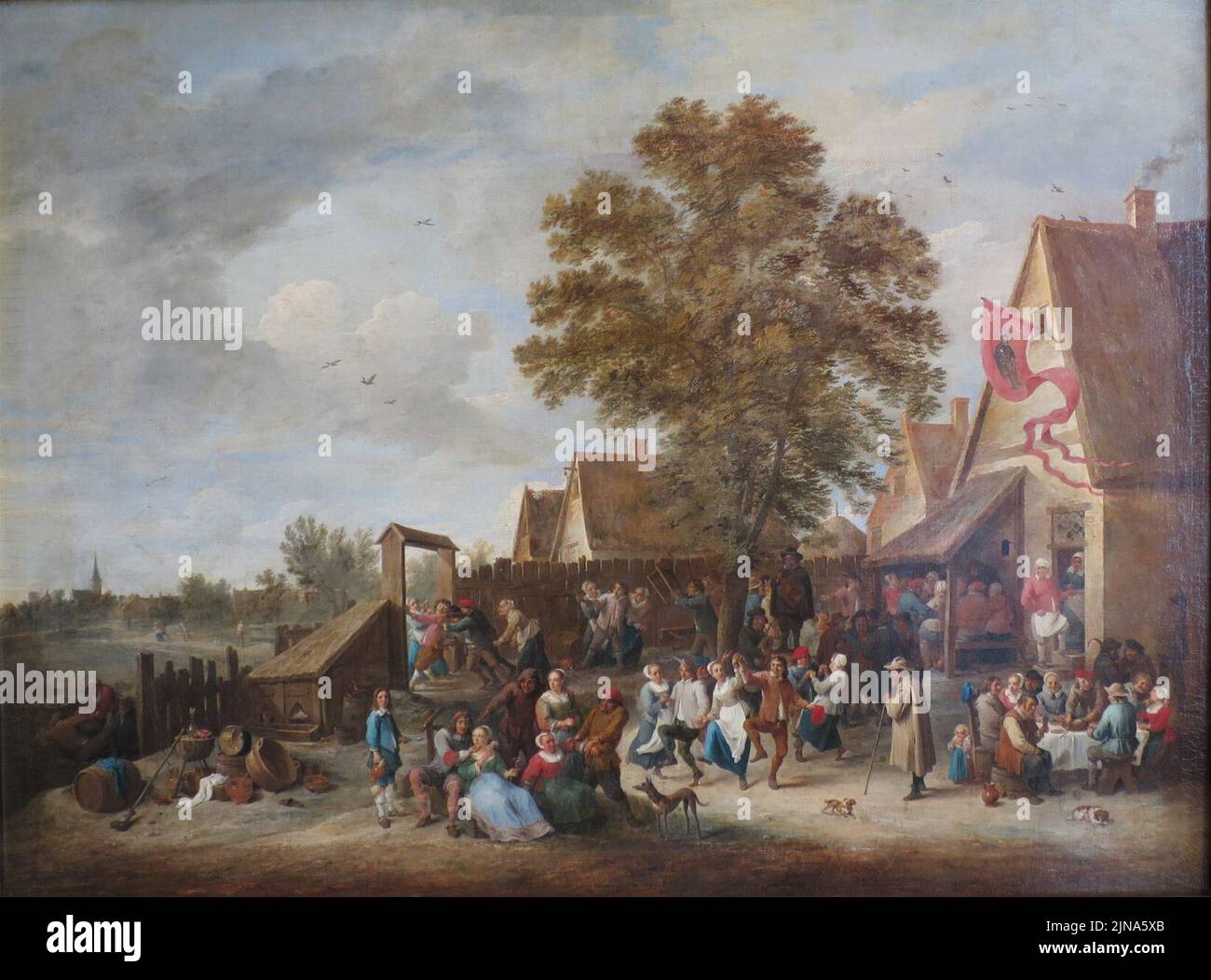David Teniers (II) - The Village Feast Stock Photo - Alamy