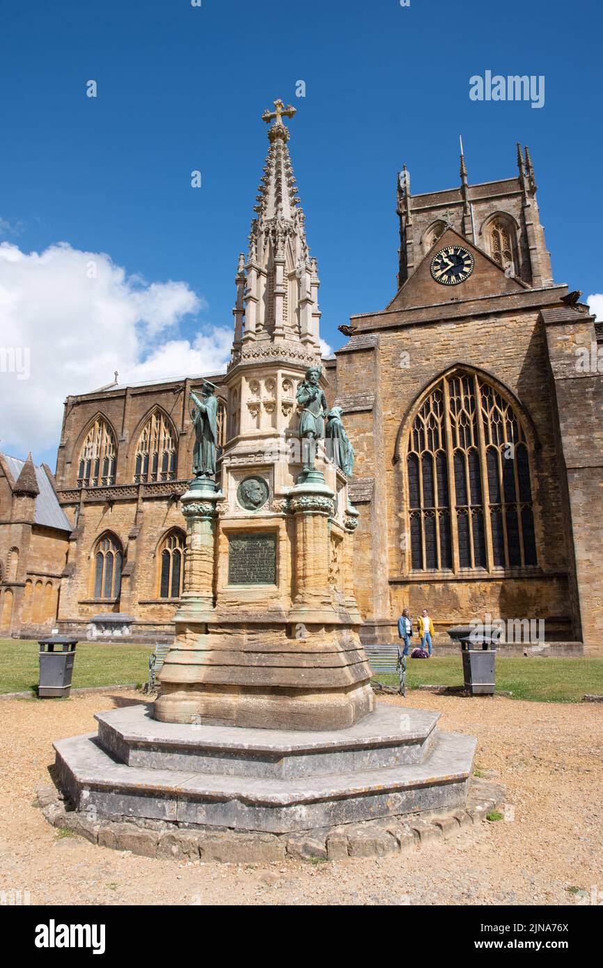 The Digby Memorial in the Abbey Close Sherborne Dorset Stock Photo - Alamy