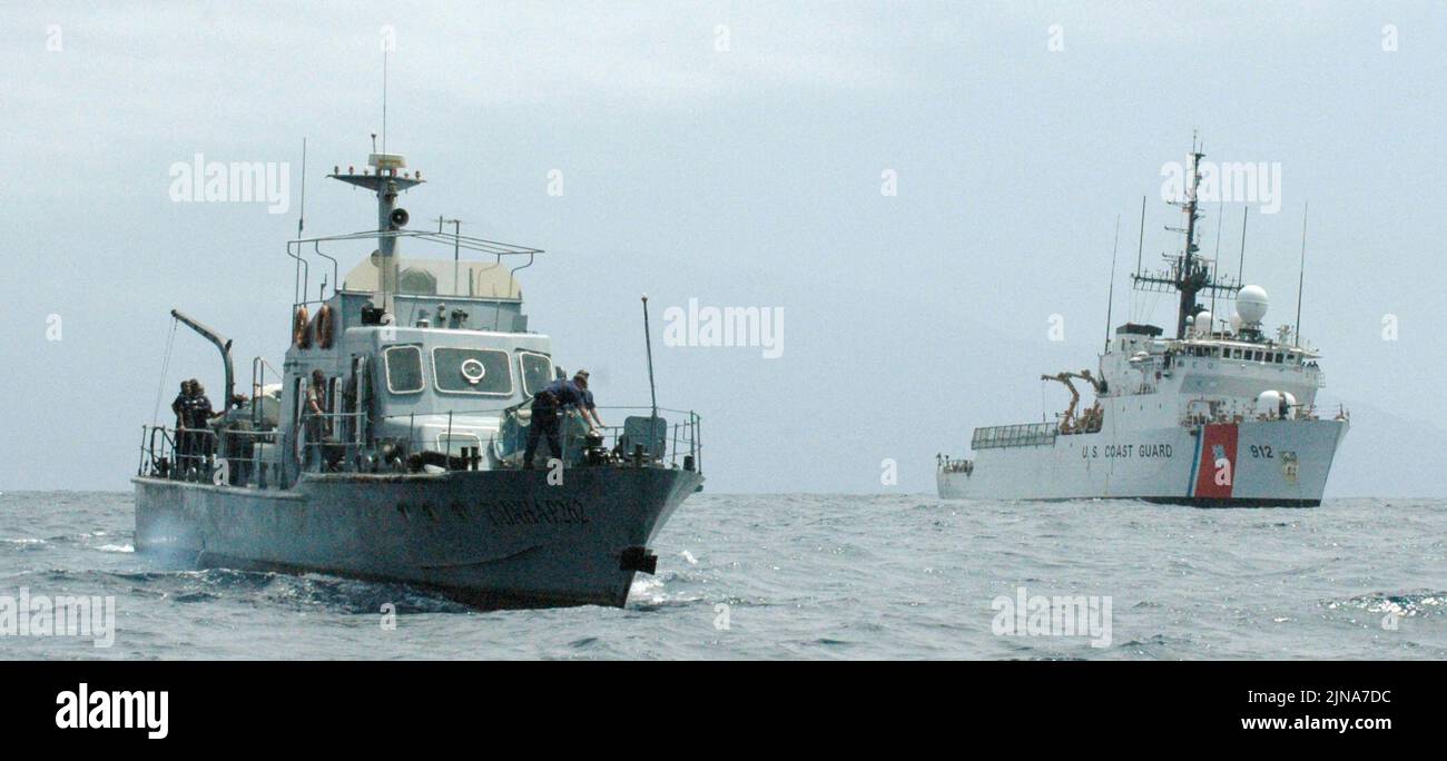 Tainha (P 262) and USCGC Legare (WMEC 912 Stock Photo - Alamy