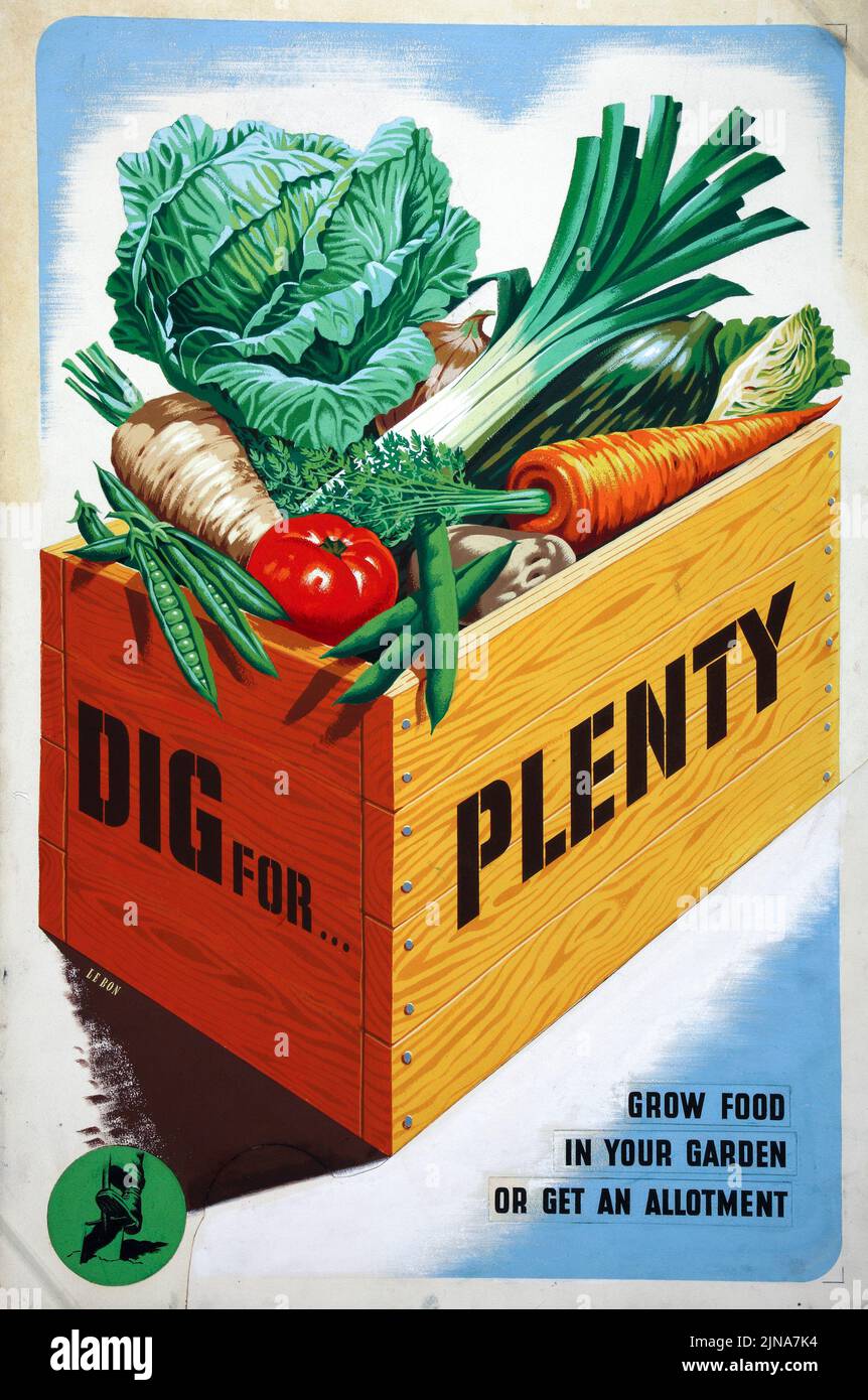 British world war 2 food poster hi-res stock photography and images - Alamy