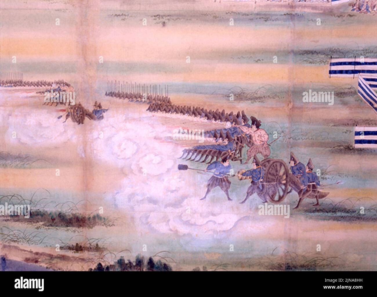 Takashima Shuhan gunnery demonstration 1841 Stock Photo - Alamy