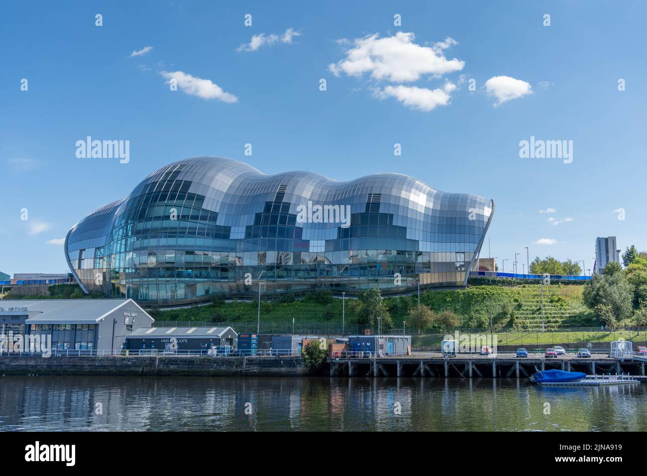 View of the Sage Gateshead music venue, now known as The Glasshouse ...