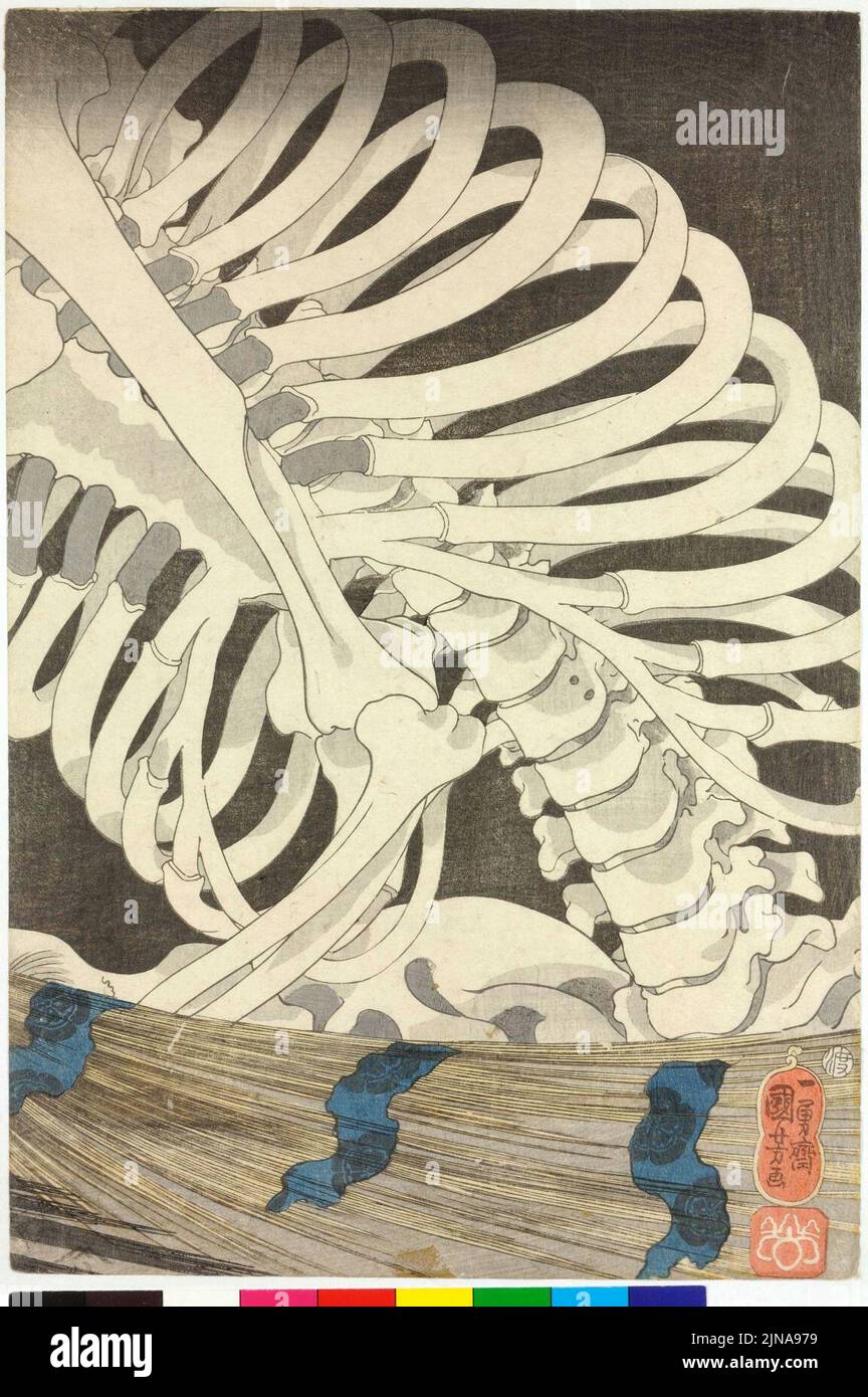 Takiyasha the Witch and the Skeleton Spectre 3 Stock Photo - Alamy