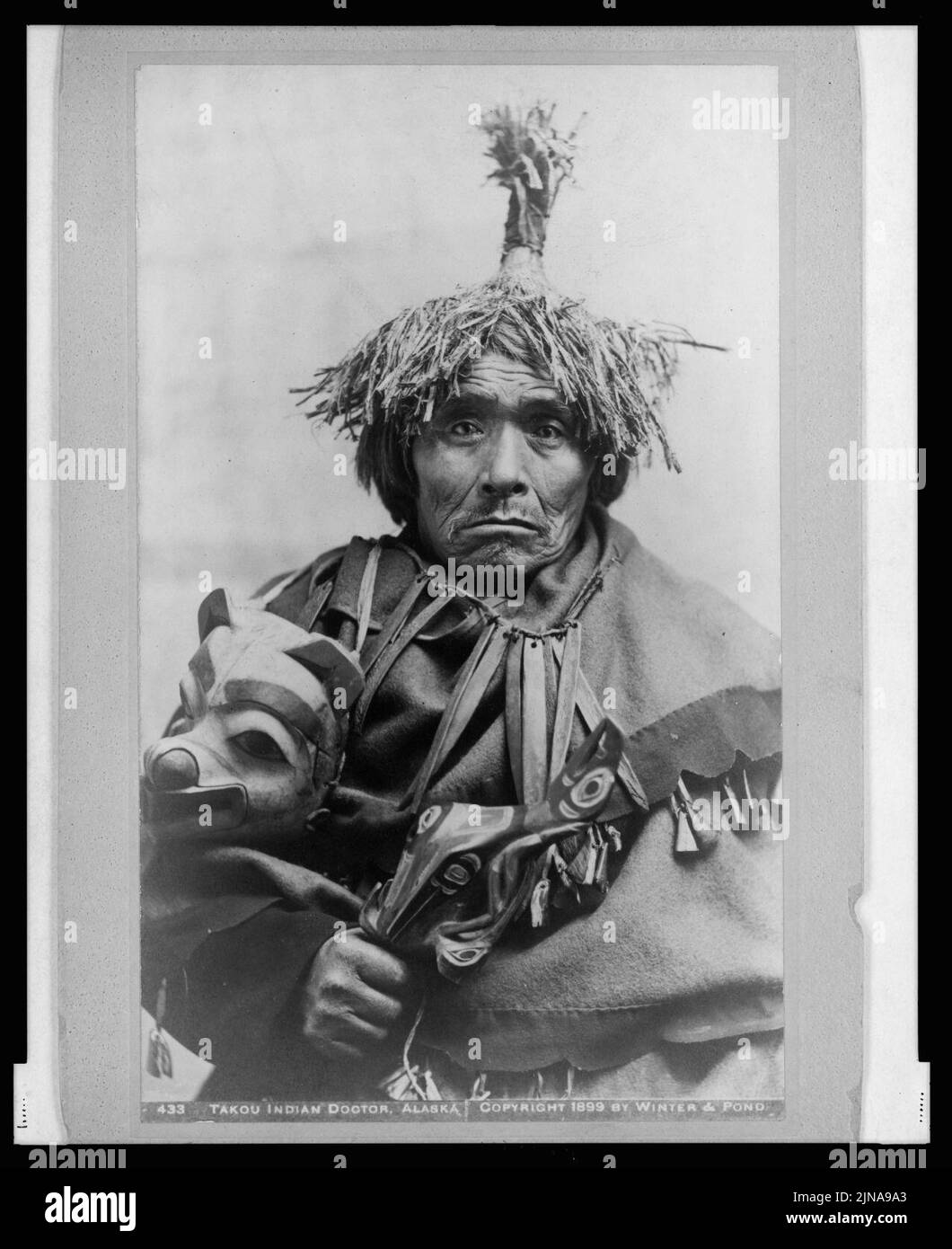Takou Indian doctor, Alaska Stock Photo - Alamy