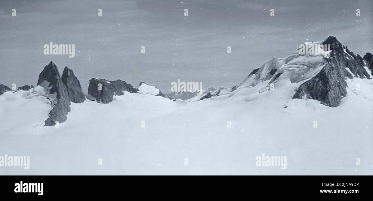 Taku Towers with Emperor Peak Stock Photo - Alamy