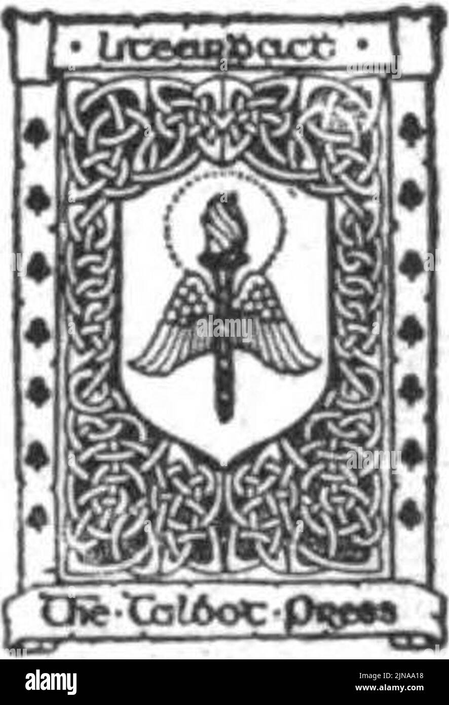 Talbot Press logo, 1919 Stock Photo - Alamy