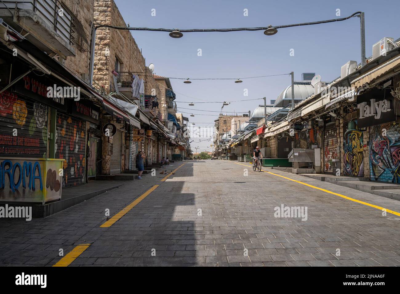 Jerusalem, Israel - April 30th, 2022: The " Mahane Yehuda" market in ...