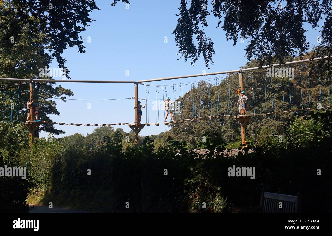 CoedLan High Ropes. St Fagans museum, Amgueddfa Werin Sain ffagan ...