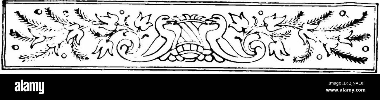 Tales of Old Lusitania - chapter 3 headpiece Stock Photo - Alamy