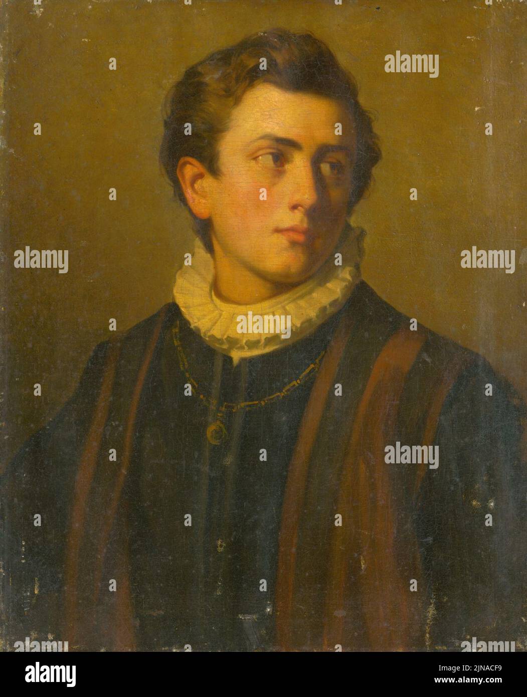 Taliansky maliar z 2. polovice 17. storočia - Portrait of a Young Man ...