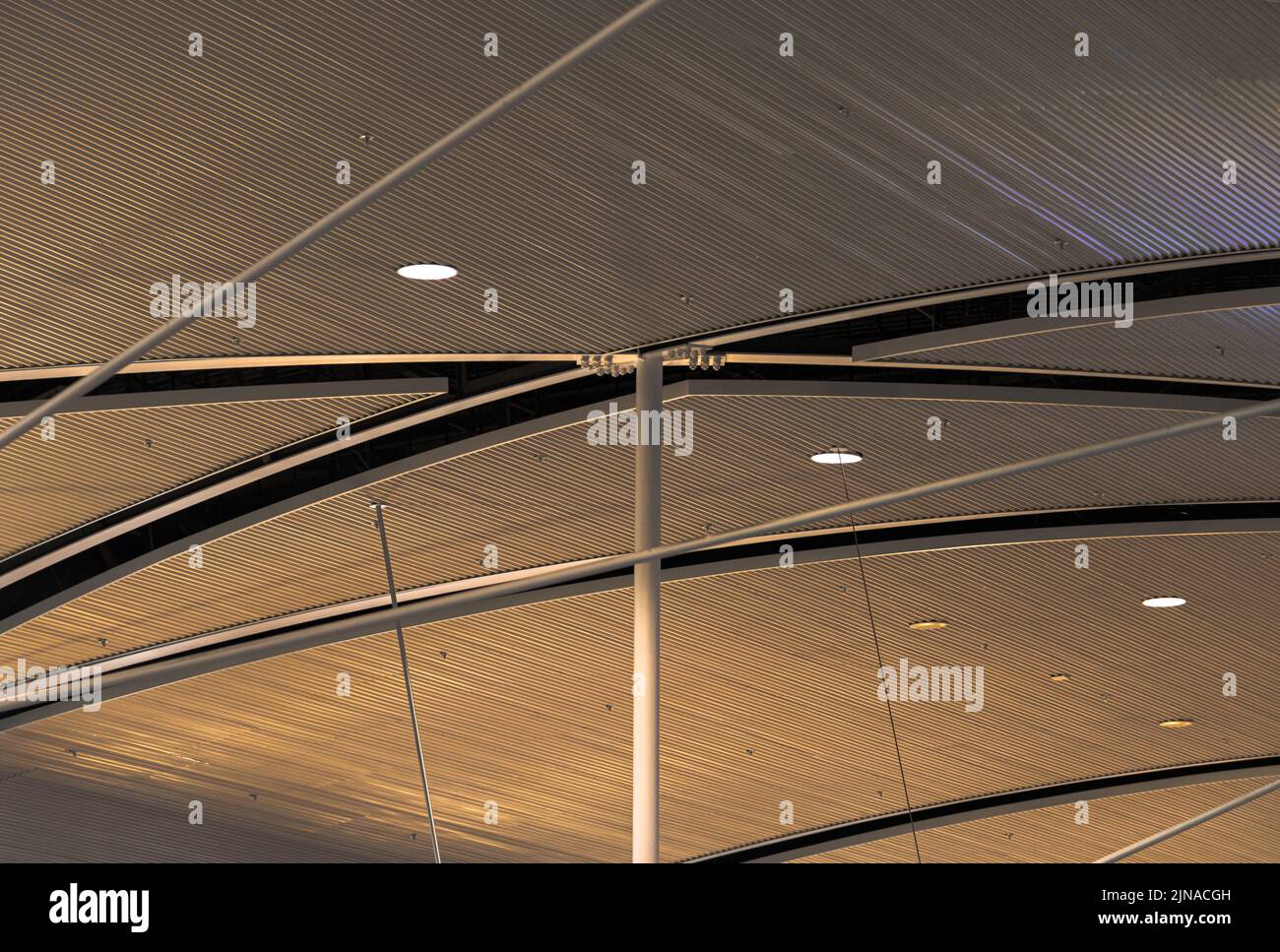 Ceiling detail at Detroit Metro Airport Stock Photo - Alamy
