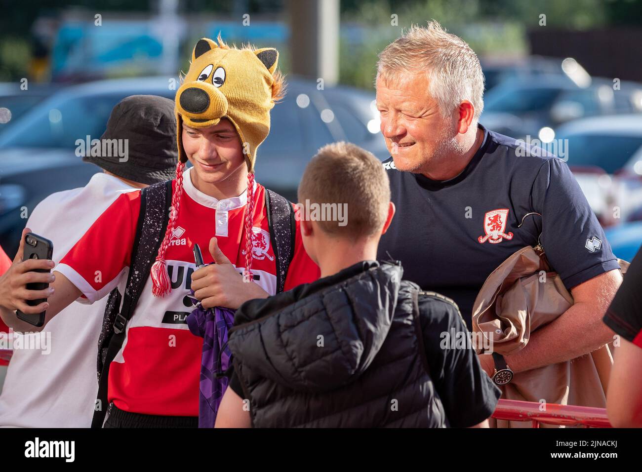 Chris Wilder manager of Middlesbrough arrives at The Riverside Stadium ...
