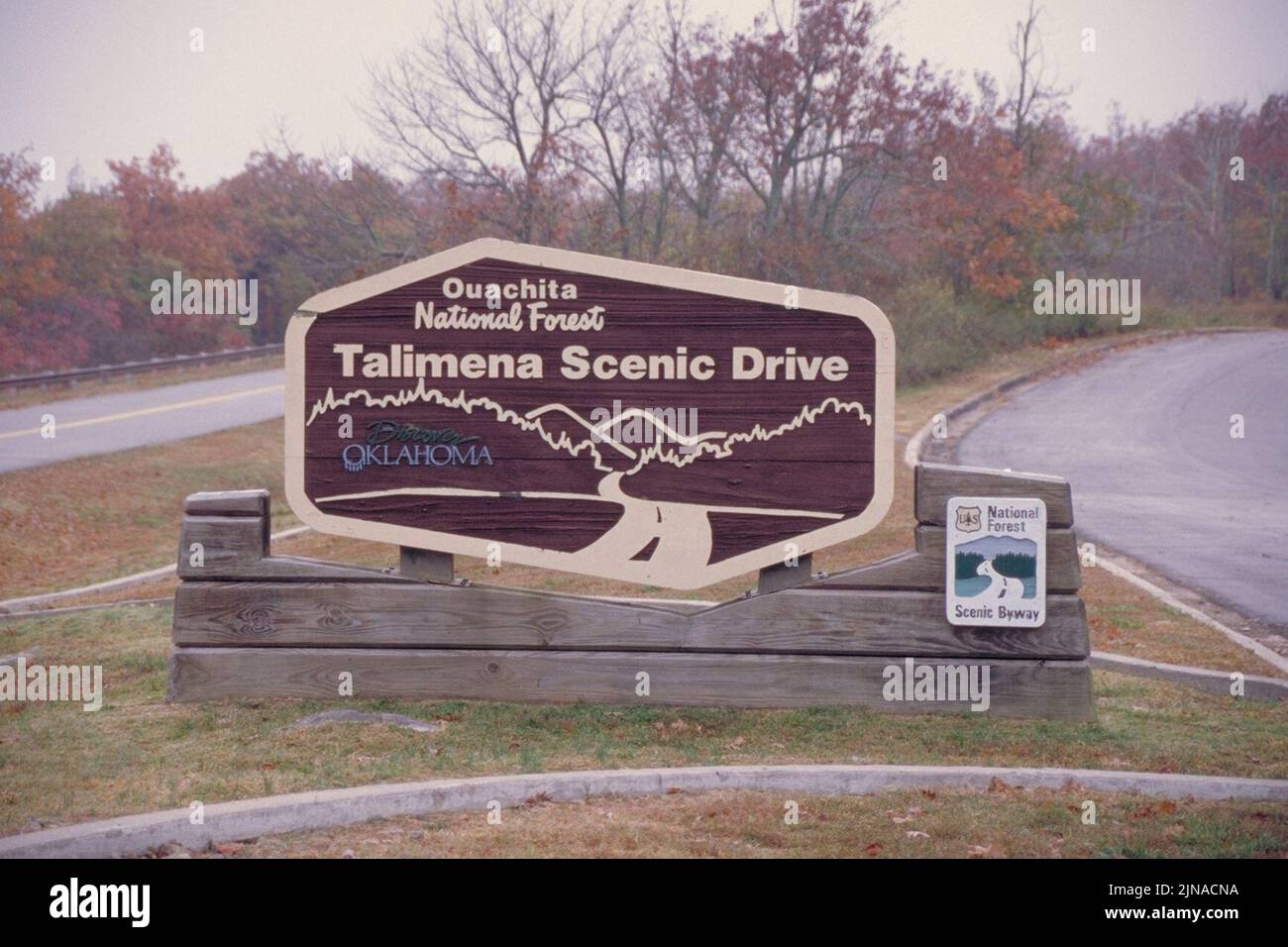 Talimena Scenic Drive - Talimena Scenic Drive Stock Photo - Alamy
