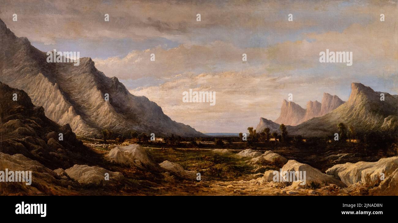 Serra forest, Pollensa, Joan O Neille Rossinyol, 1886, oil on canvas ...