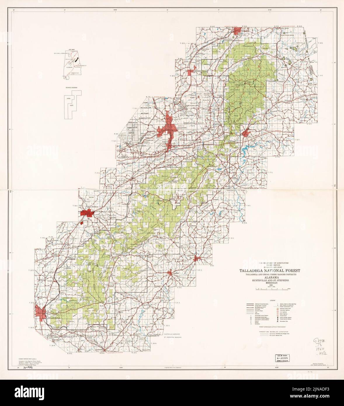 Talladega National Forest, Talladega and Shoal Creek Ranger Districts ...