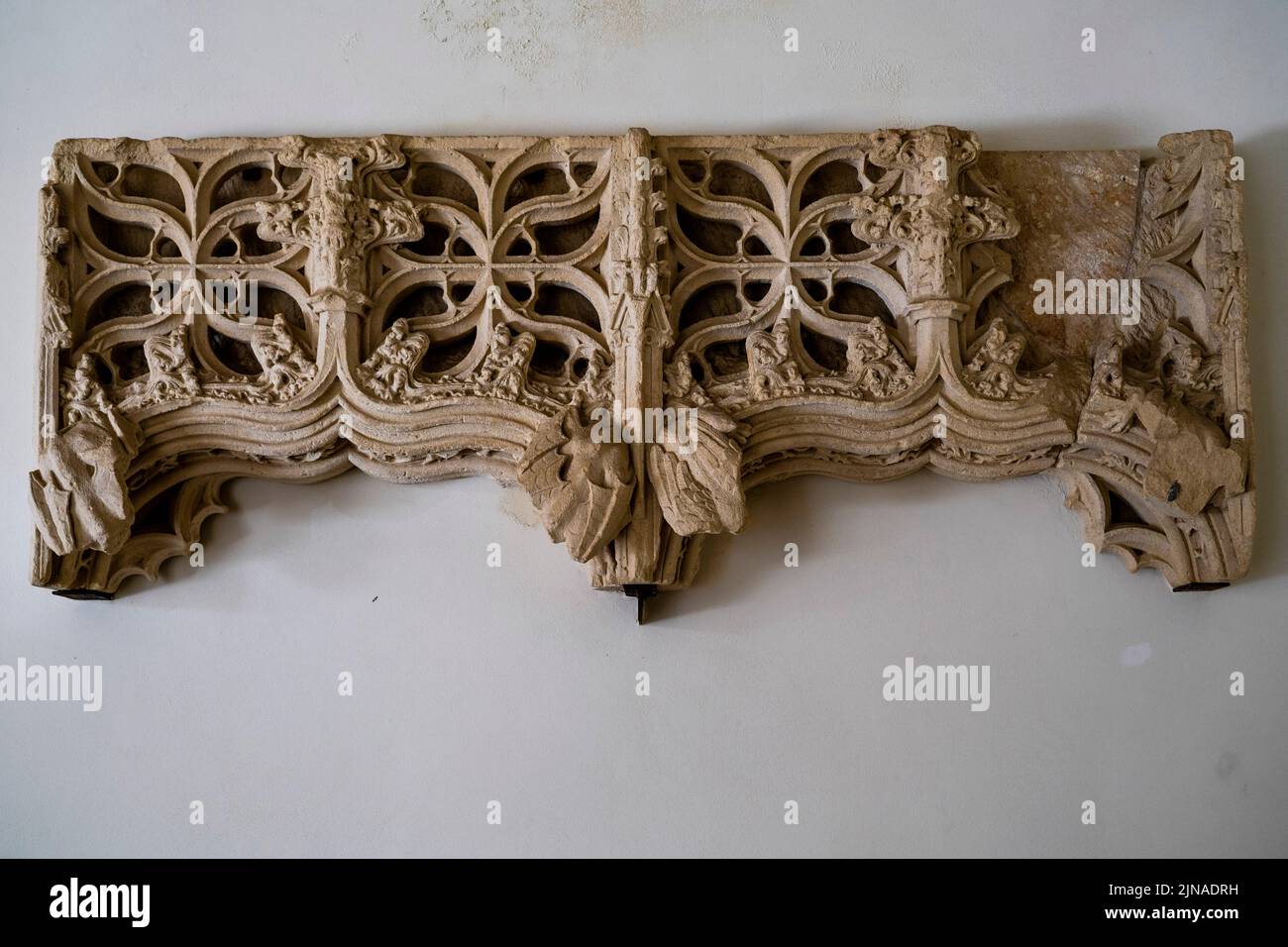 window lintel, around 1500, Can Salas, Museu de Mallorca, Palma ...
