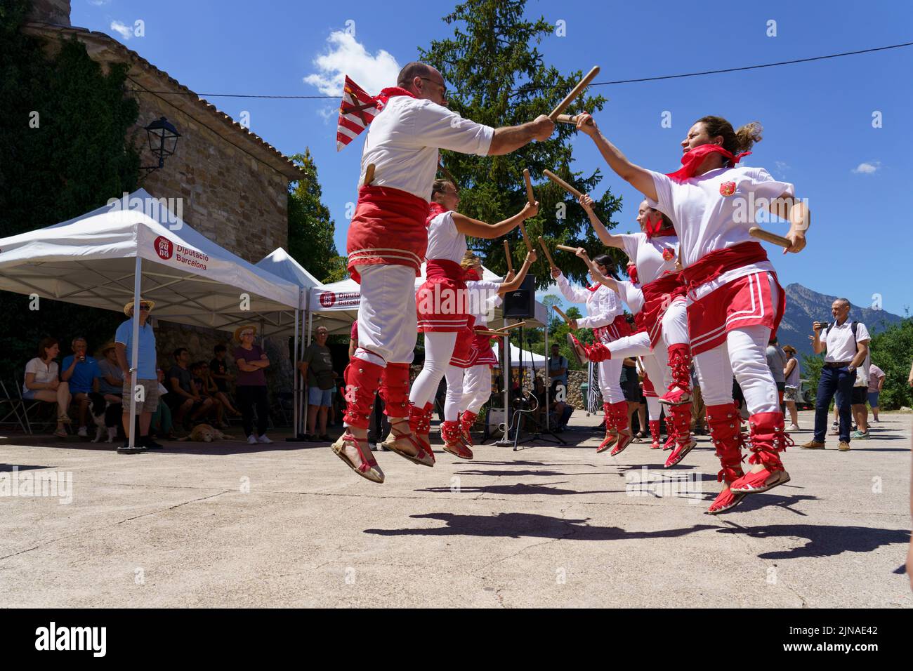 stick dance, -ball de bastons-, Maçaners, Bergueda, Catalonia, Pyrenean ...