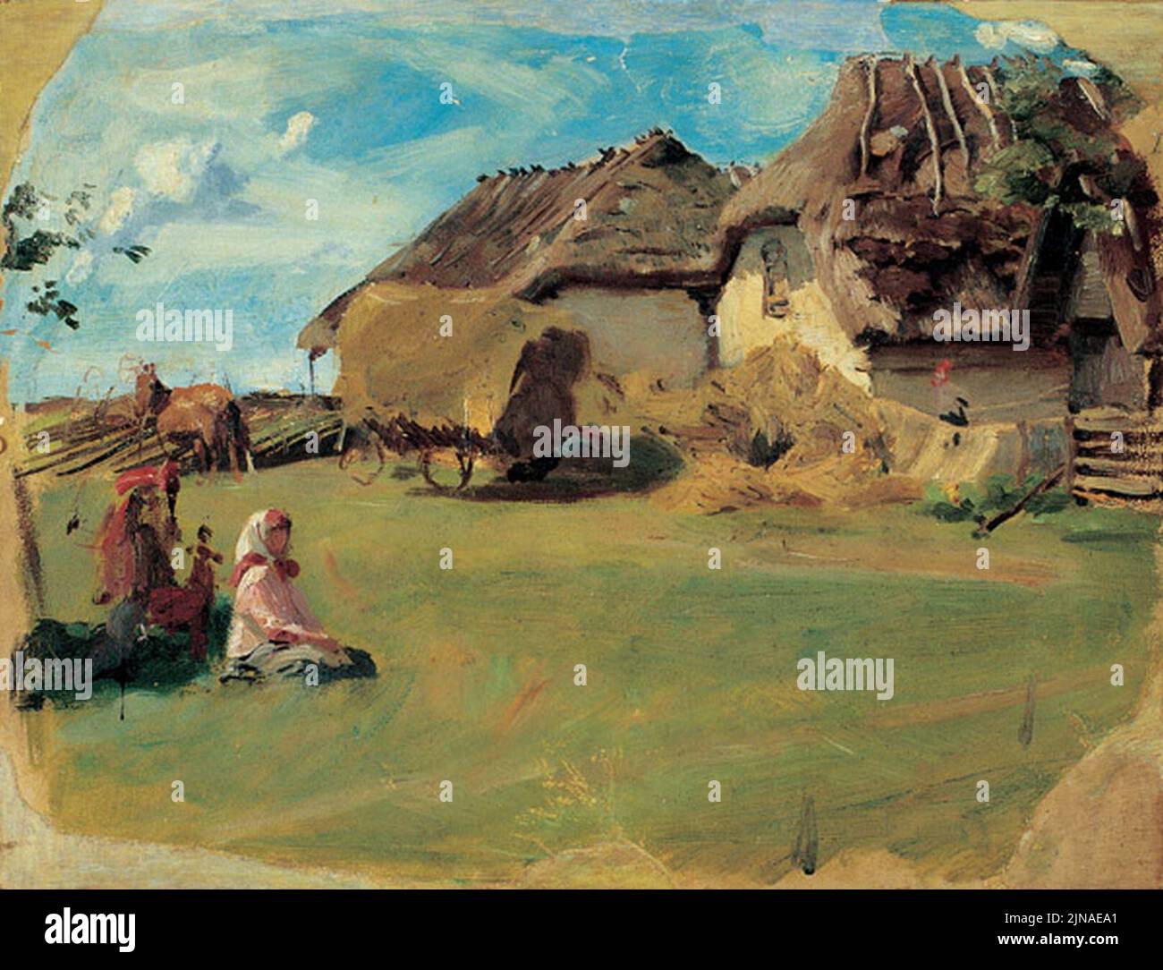 Talumaastik, Paul Raud Stock Photo - Alamy