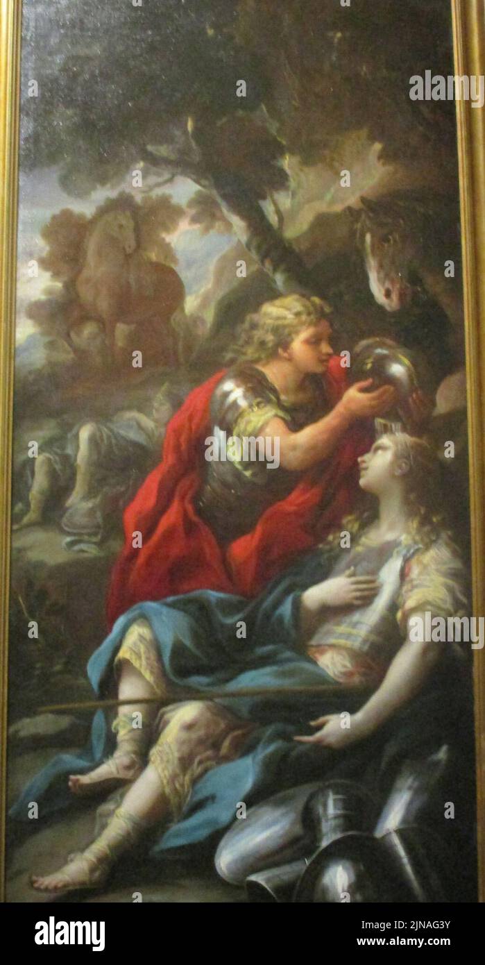 Tancrède baptisant Clorinde Stock Photo - Alamy