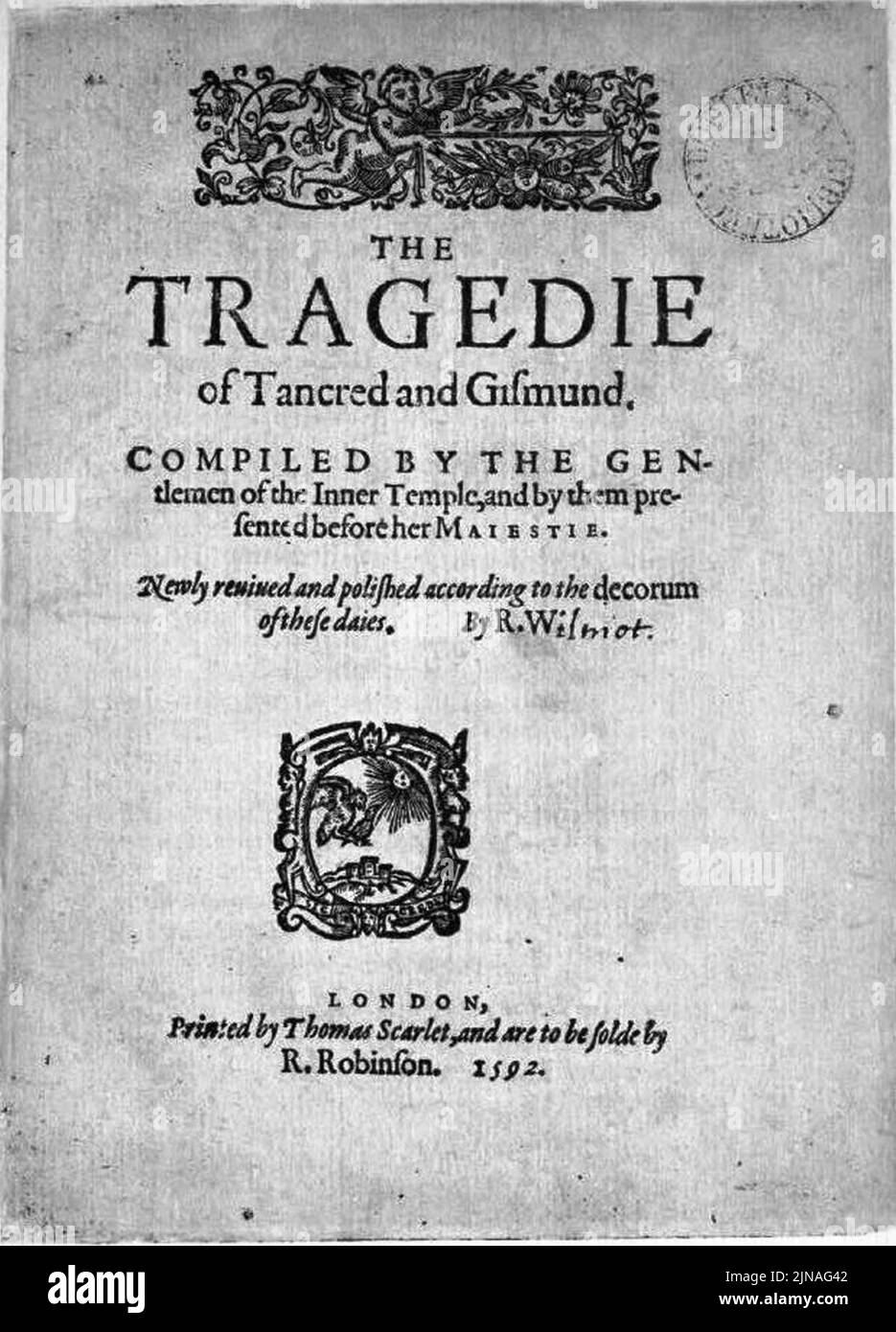 Tancred Black and White Stock Photos & Images - Alamy