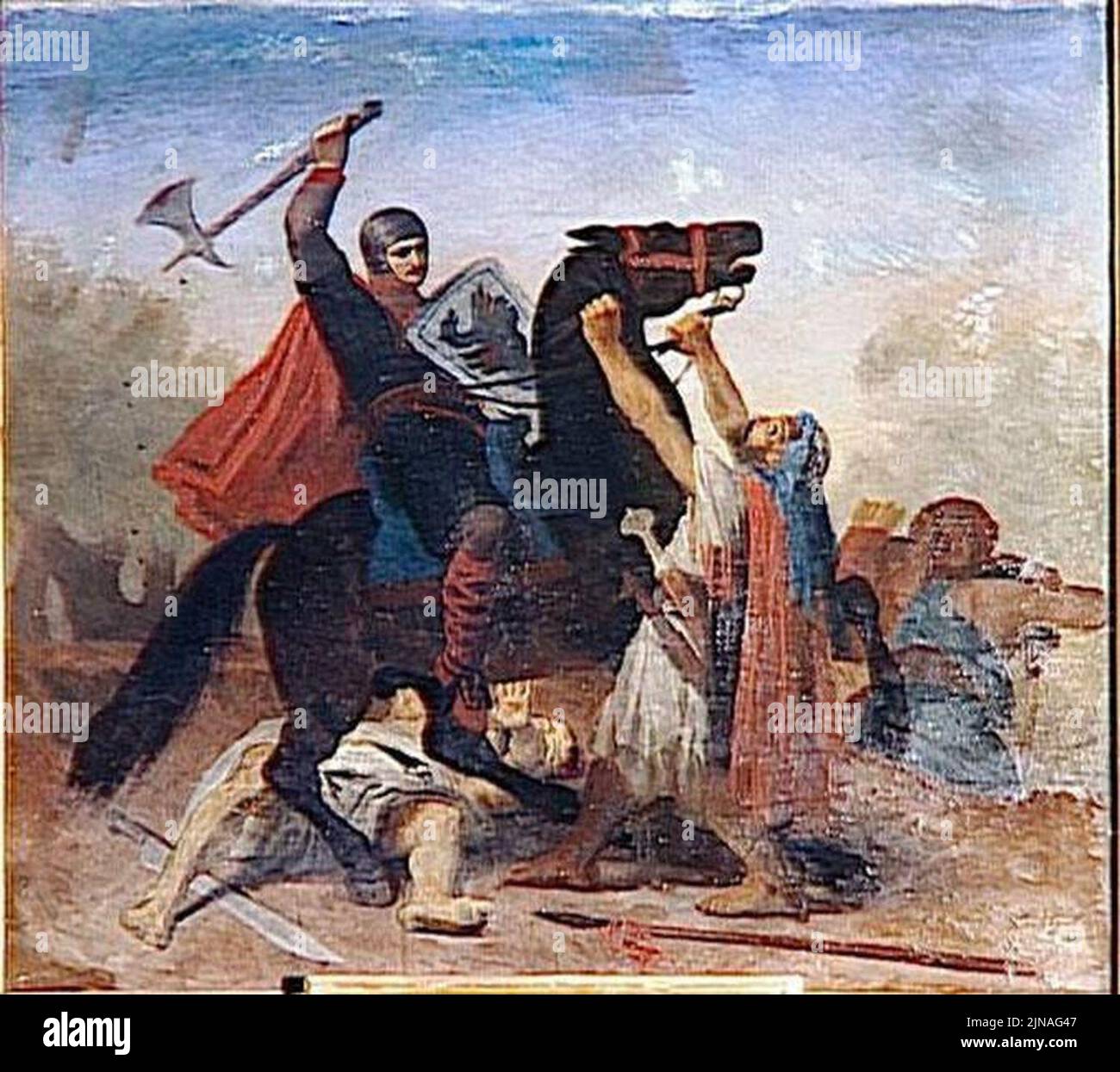 Tancred of Hauteville. siege of Jerusalem Stock Photo - Alamy