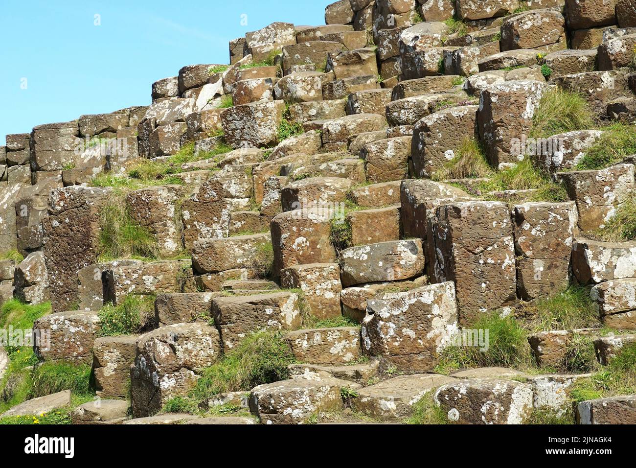 Giant's Causeway, basalt columns, national nature reserve, County ...