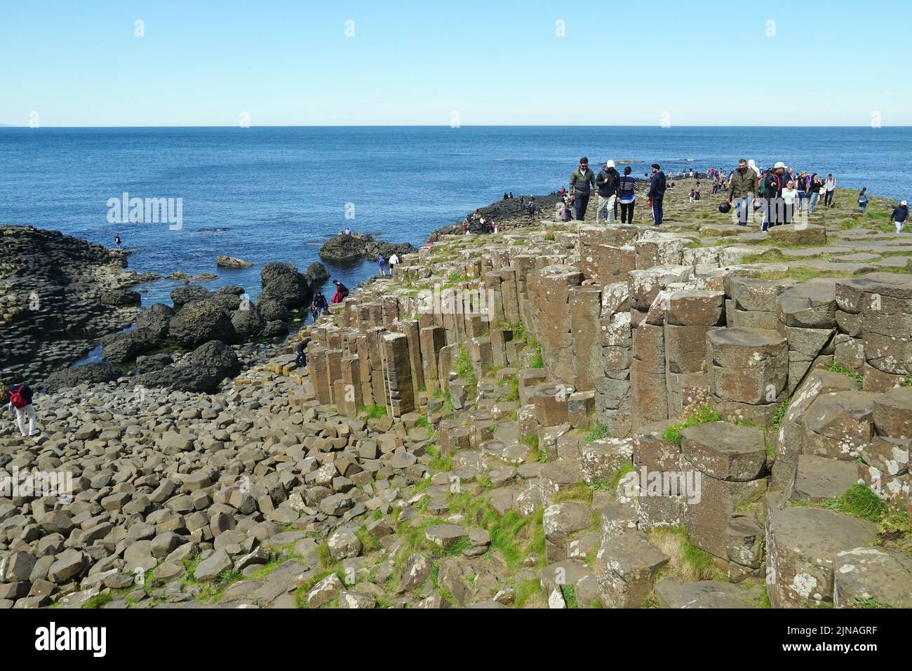 Giant's Causeway, basalt columns, national nature reserve, County ...