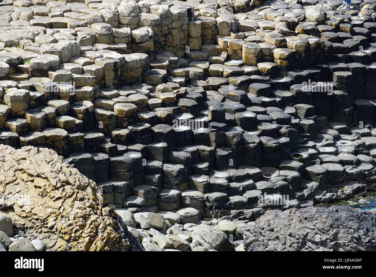 Giant's Causeway, basalt columns, national nature reserve, County ...