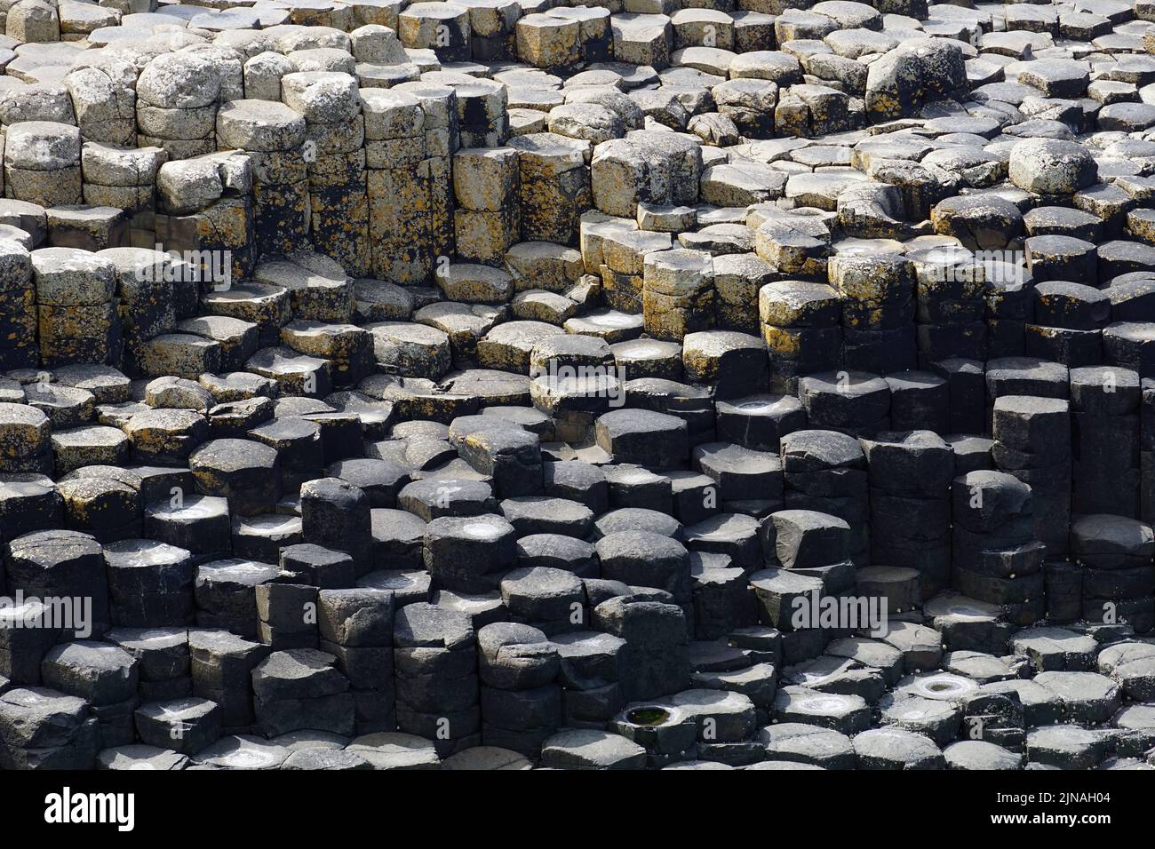 Giant's Causeway, basalt columns, national nature reserve, County ...