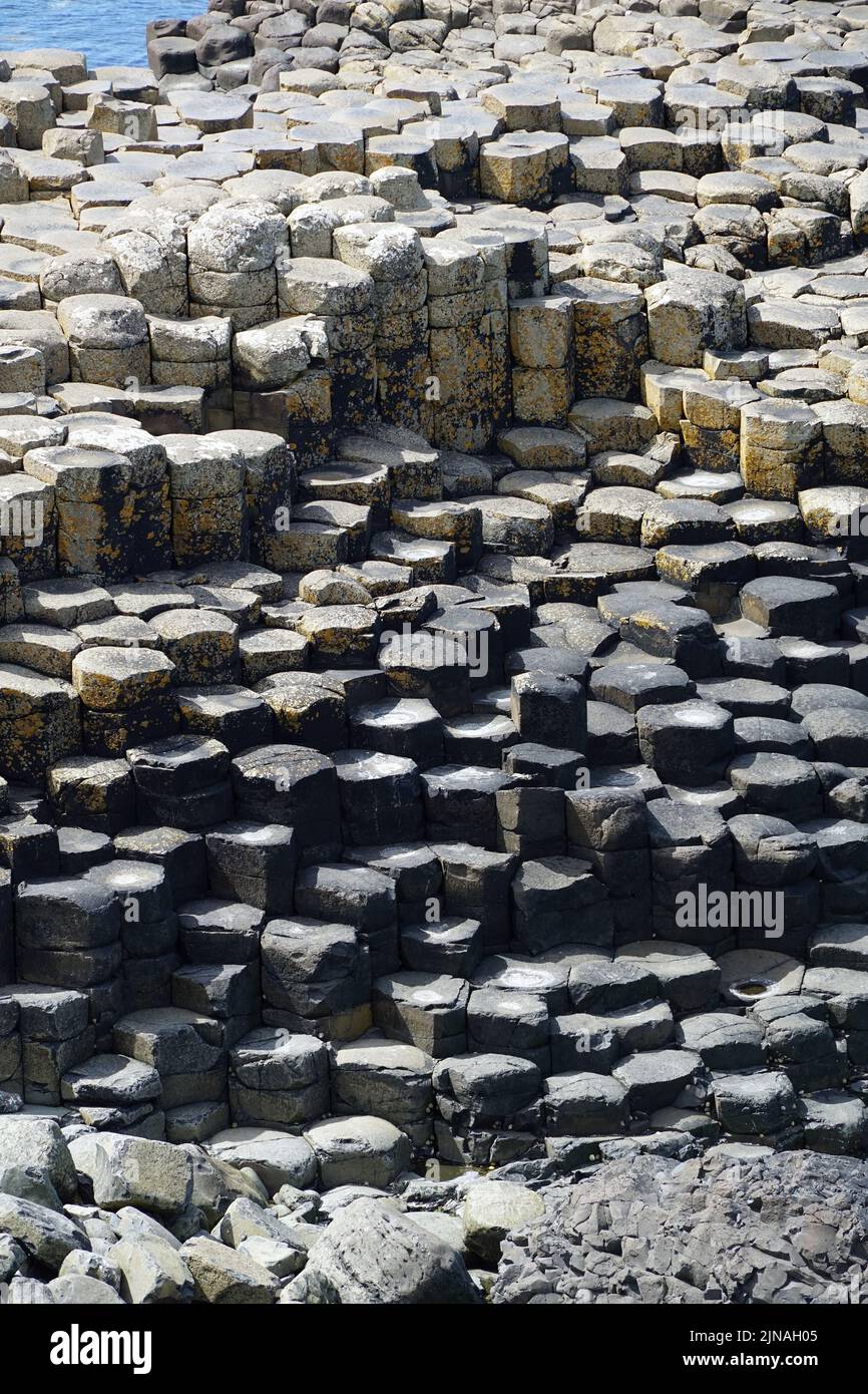 Giant's Causeway, basalt columns, national nature reserve, County ...