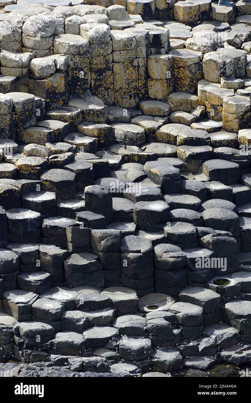 Giant's Causeway, basalt columns, national nature reserve, County ...