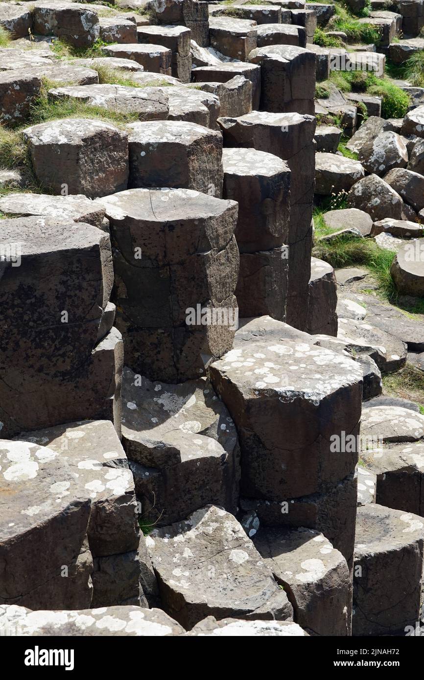 Giant's Causeway, basalt columns, national nature reserve, County ...