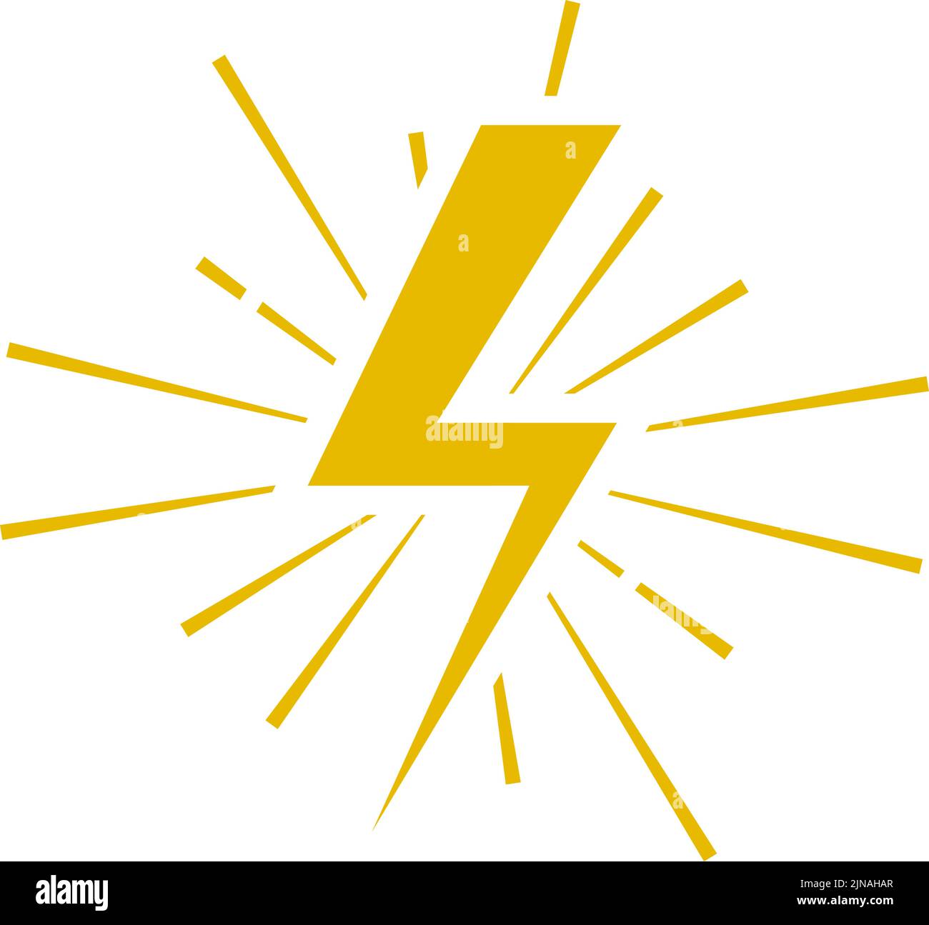 Lightning bolt of energy Cut Out Stock Images & Pictures - Alamy