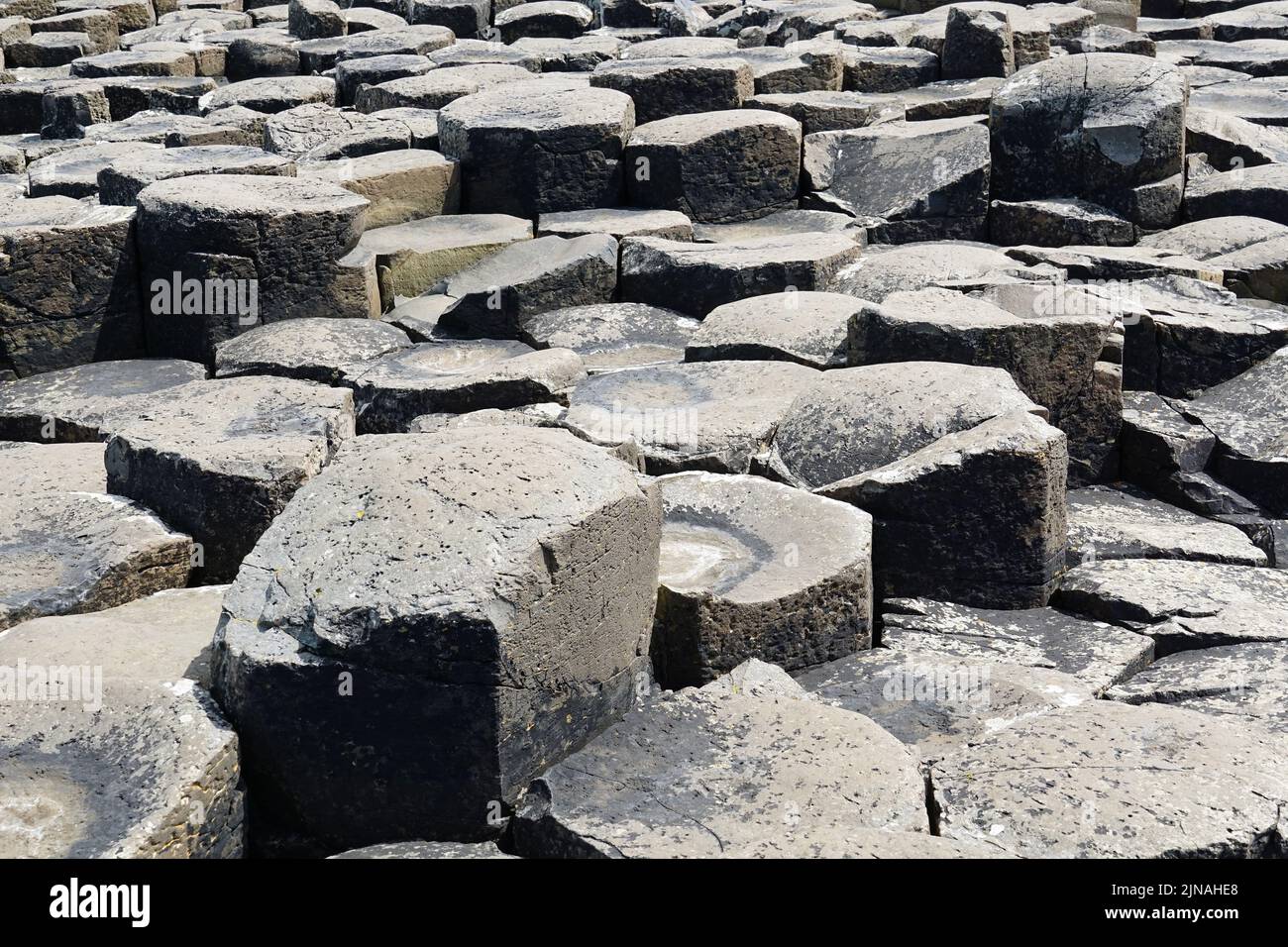 Giant's Causeway, basalt columns, national nature reserve, County ...