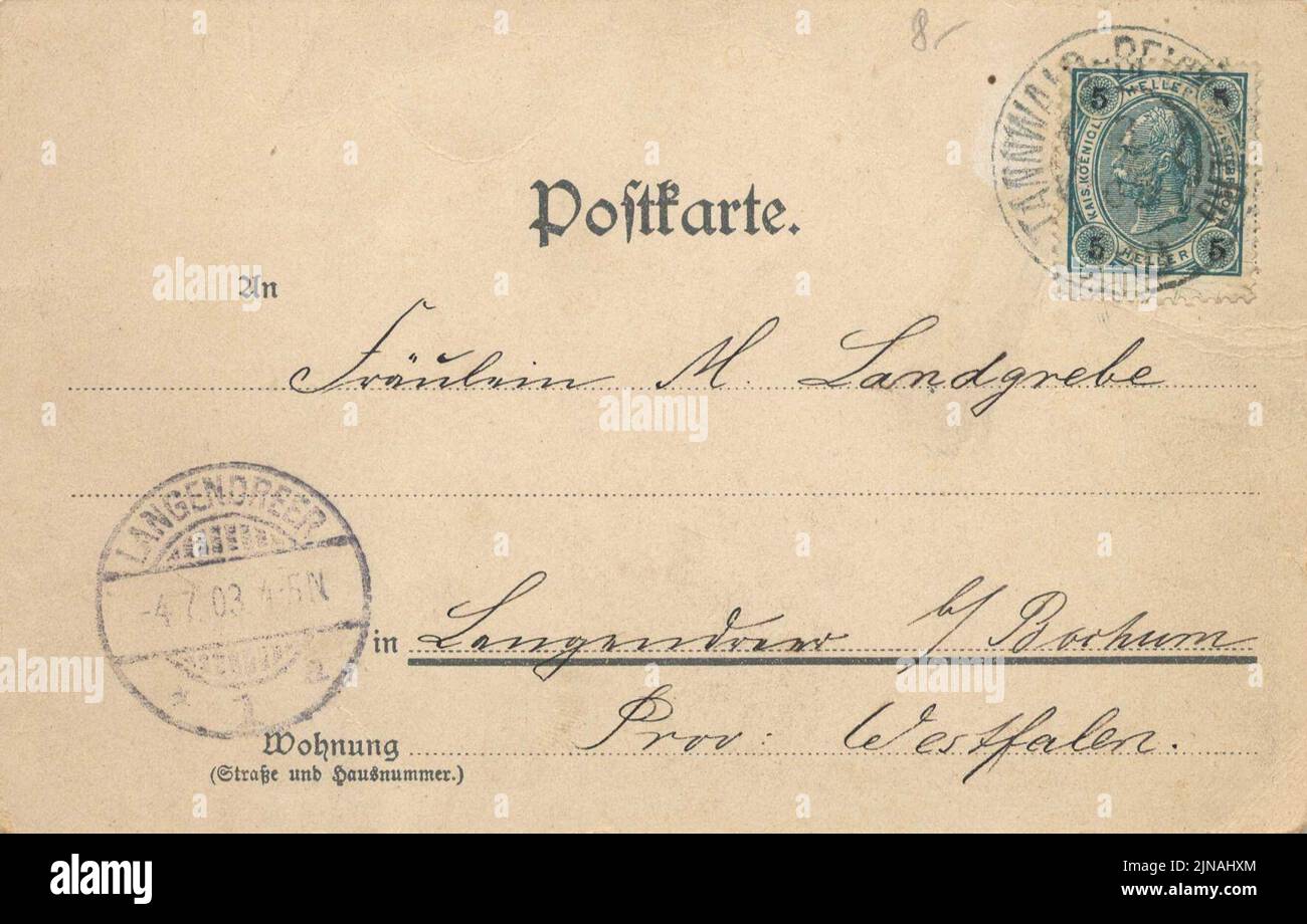 Tannwald, Schlesien - Prinz Heinrichbaude (back Stock Photo - Alamy