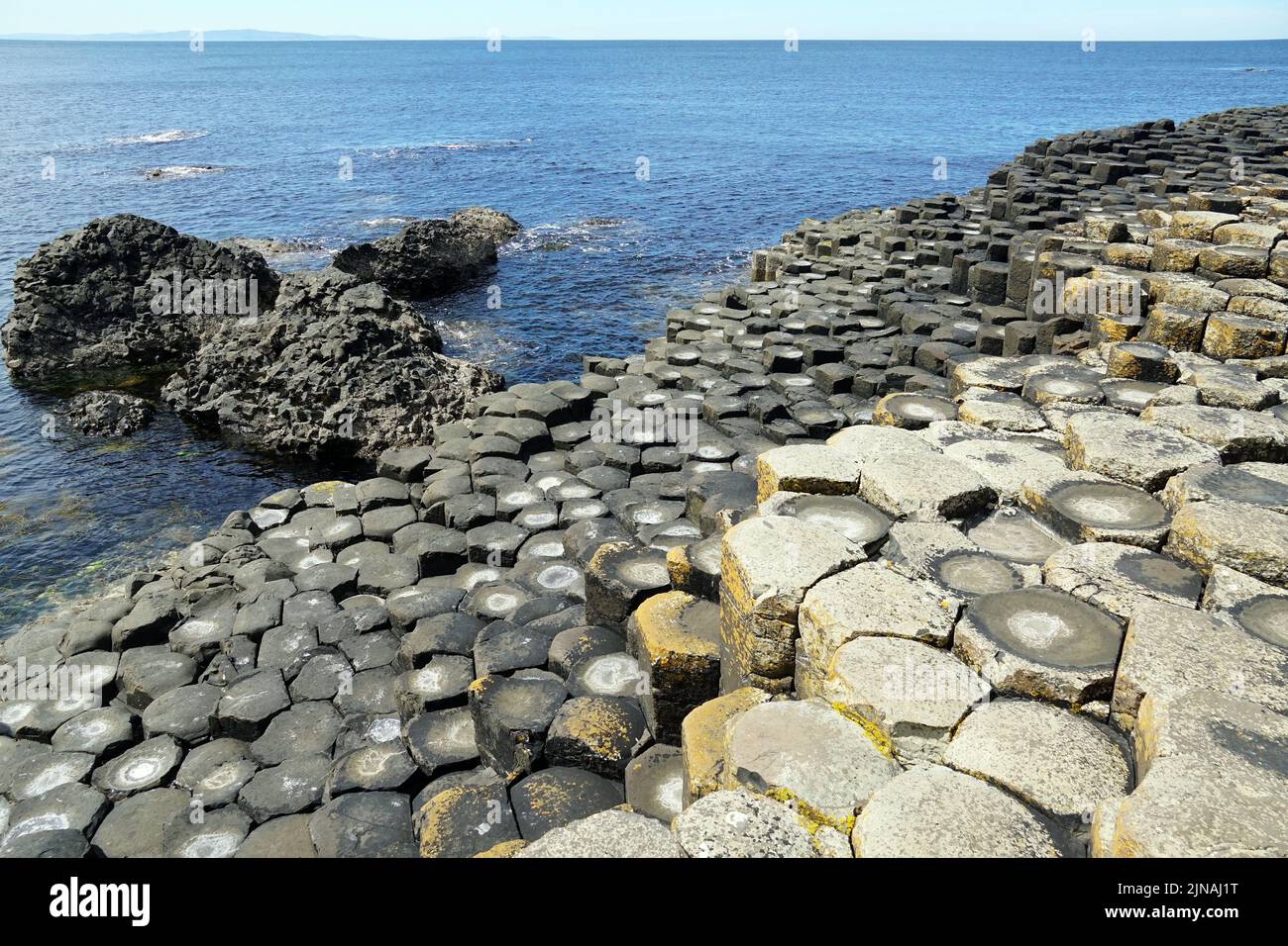 Giant's Causeway, basalt columns, national nature reserve, County ...