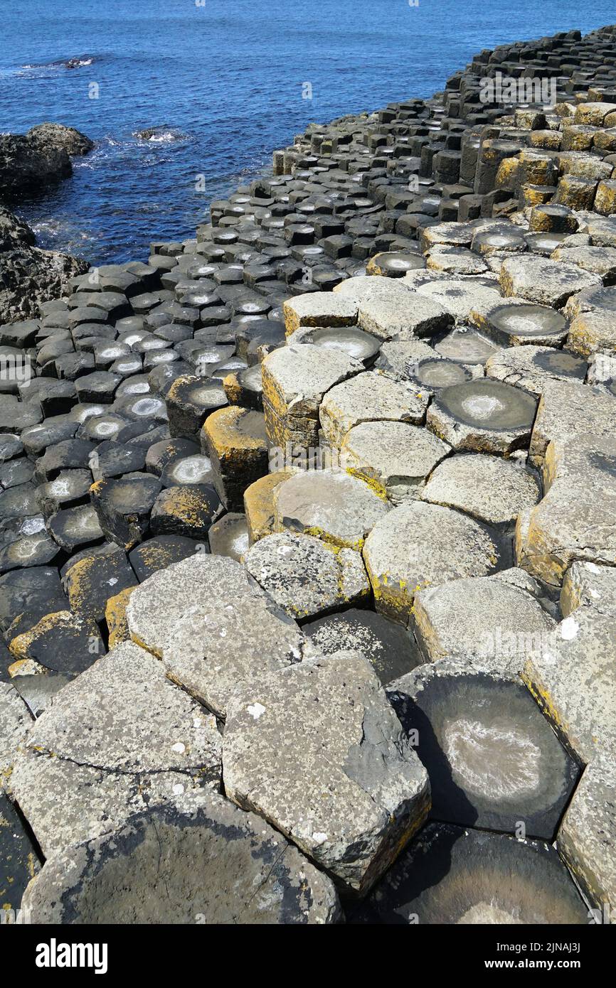 Giant's Causeway, basalt columns, national nature reserve, County ...