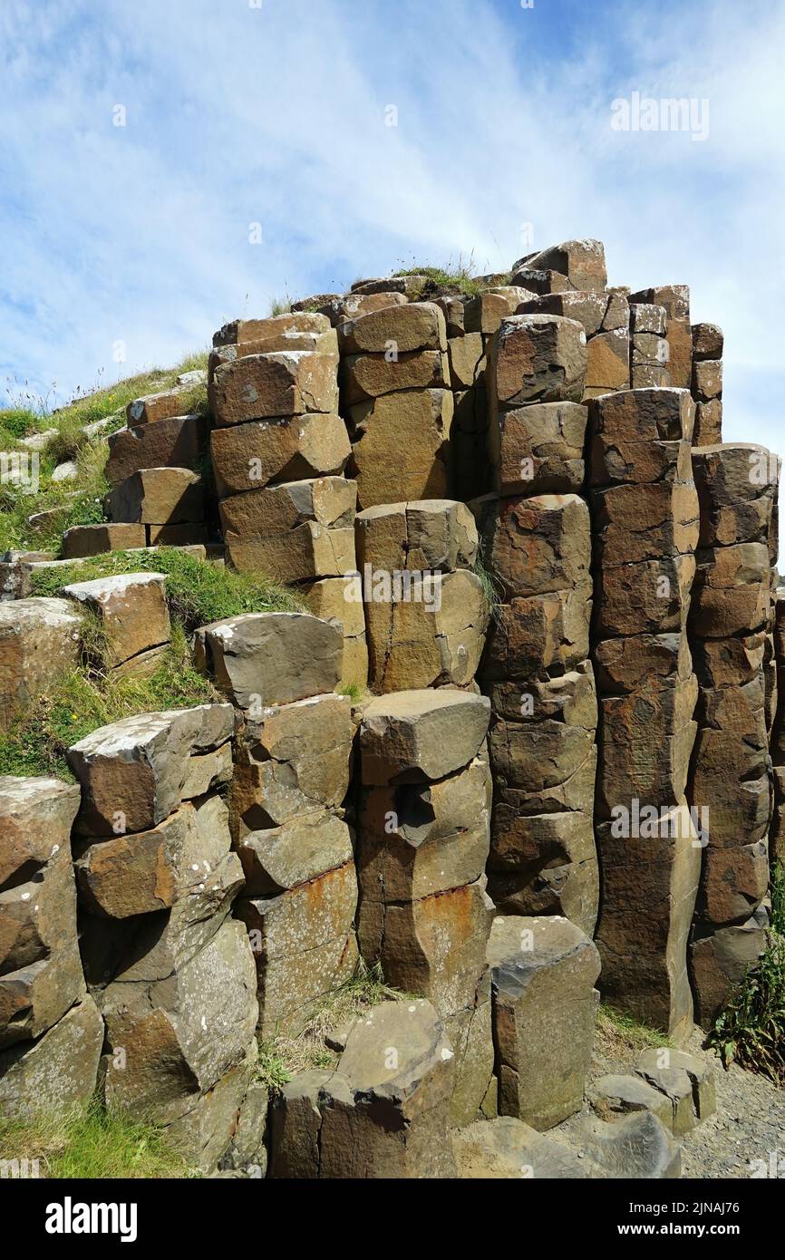 Giant's Causeway, basalt columns, national nature reserve, County ...