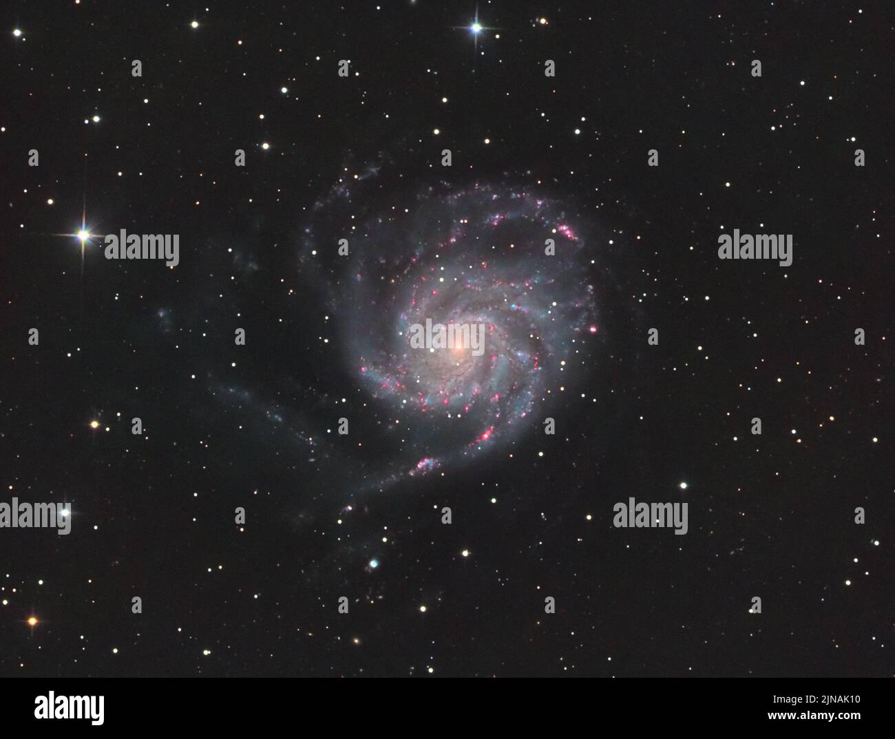 Spiral galaxy messier 101 or pinwheel galaxy hi-res stock photography and images - Alamy