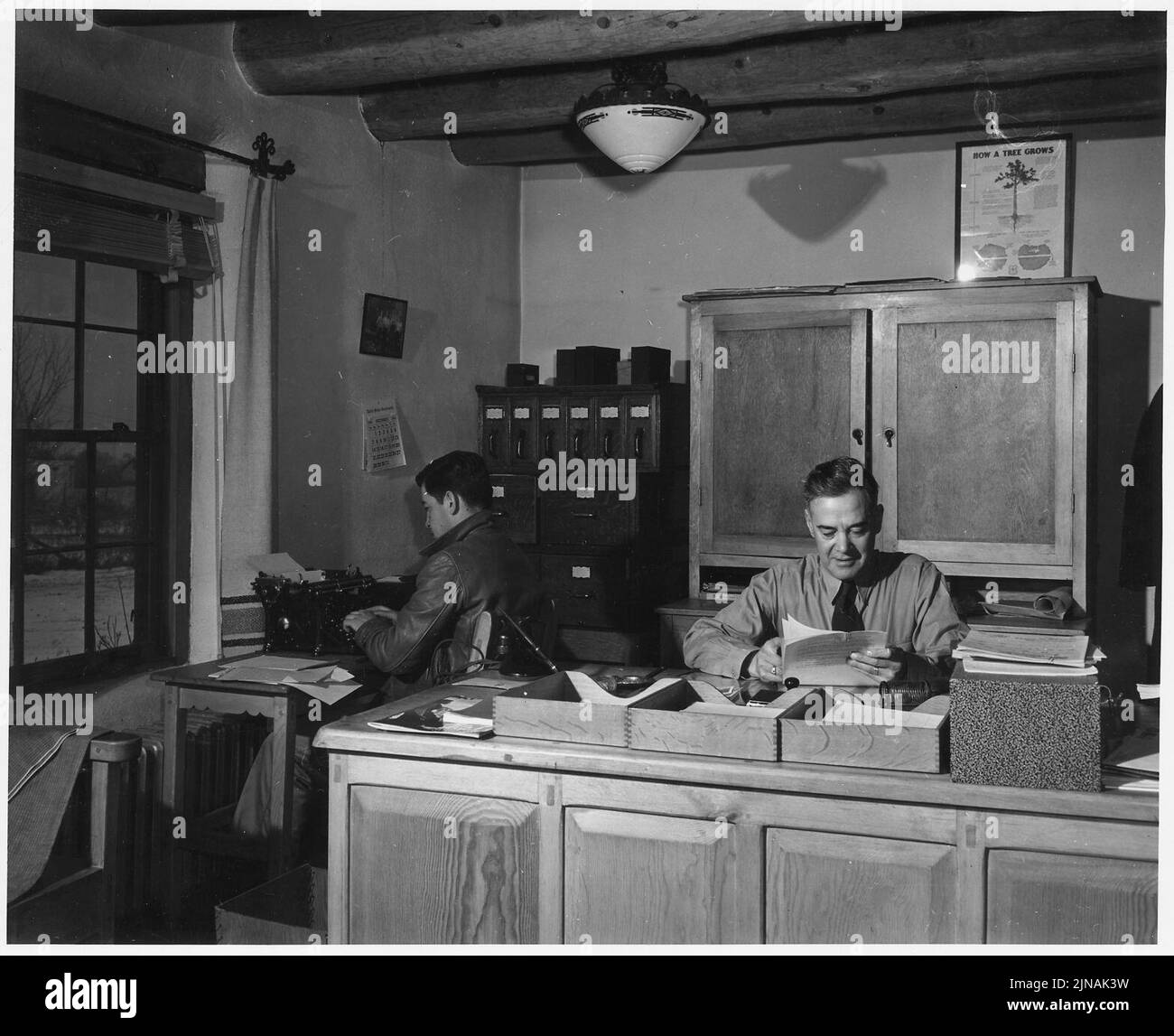 Taos County, New Mexico. Taos Forest Service Office, District Ranger, L ...