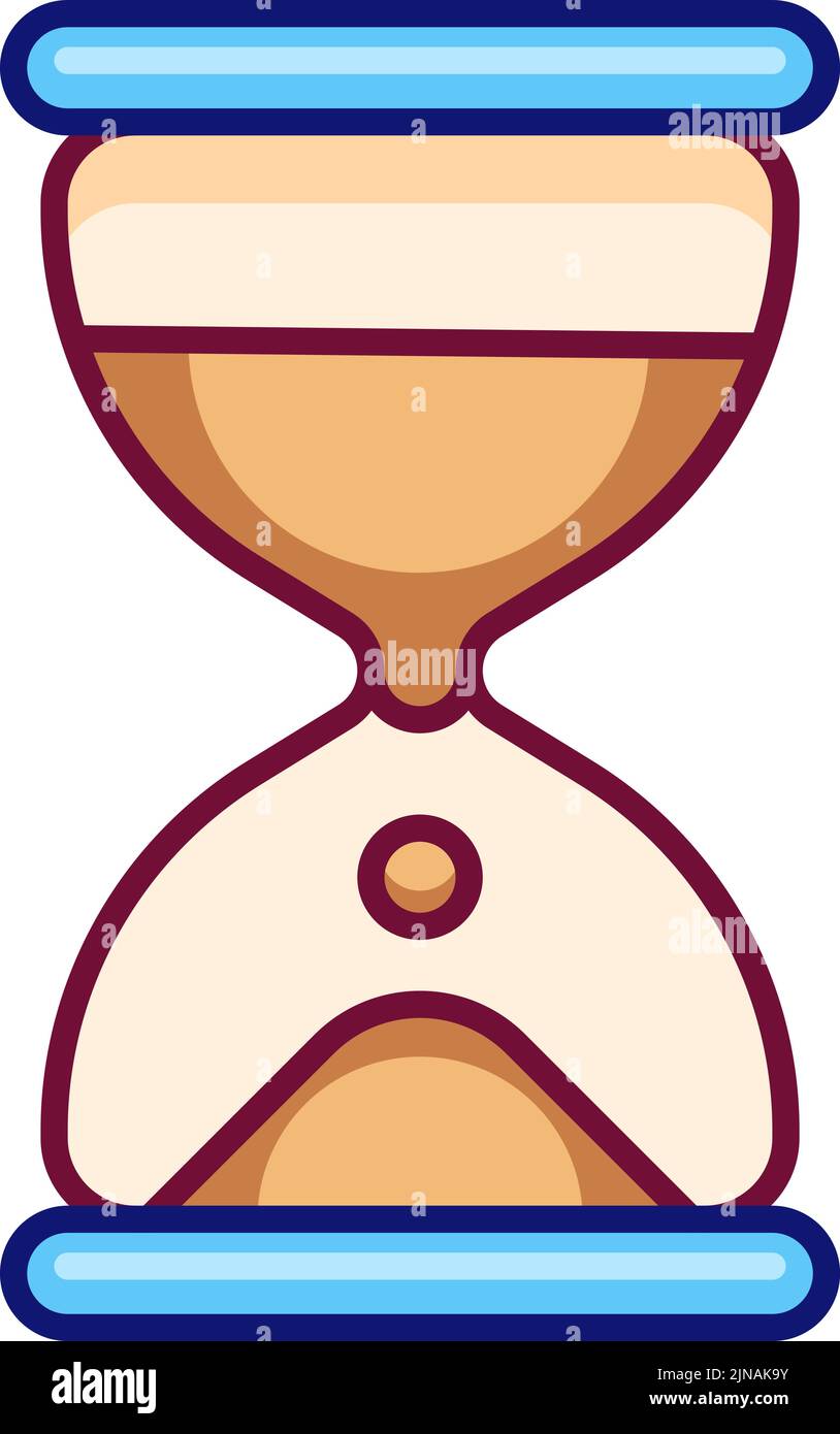 Hourglass icon. Wasting time symbol. Deadline sign Stock Vector Image ...
