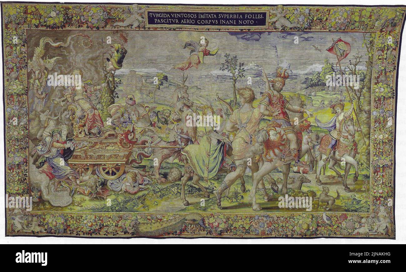 Tapestry Pride by Willem de Pannemaker Stock Photo - Alamy