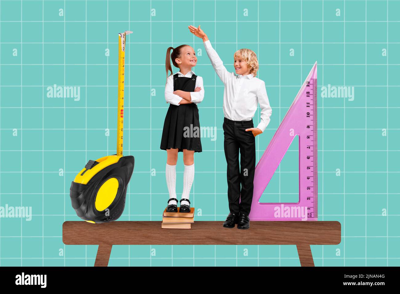 Classmates classroom collage hi-res stock photography and images - Alamy