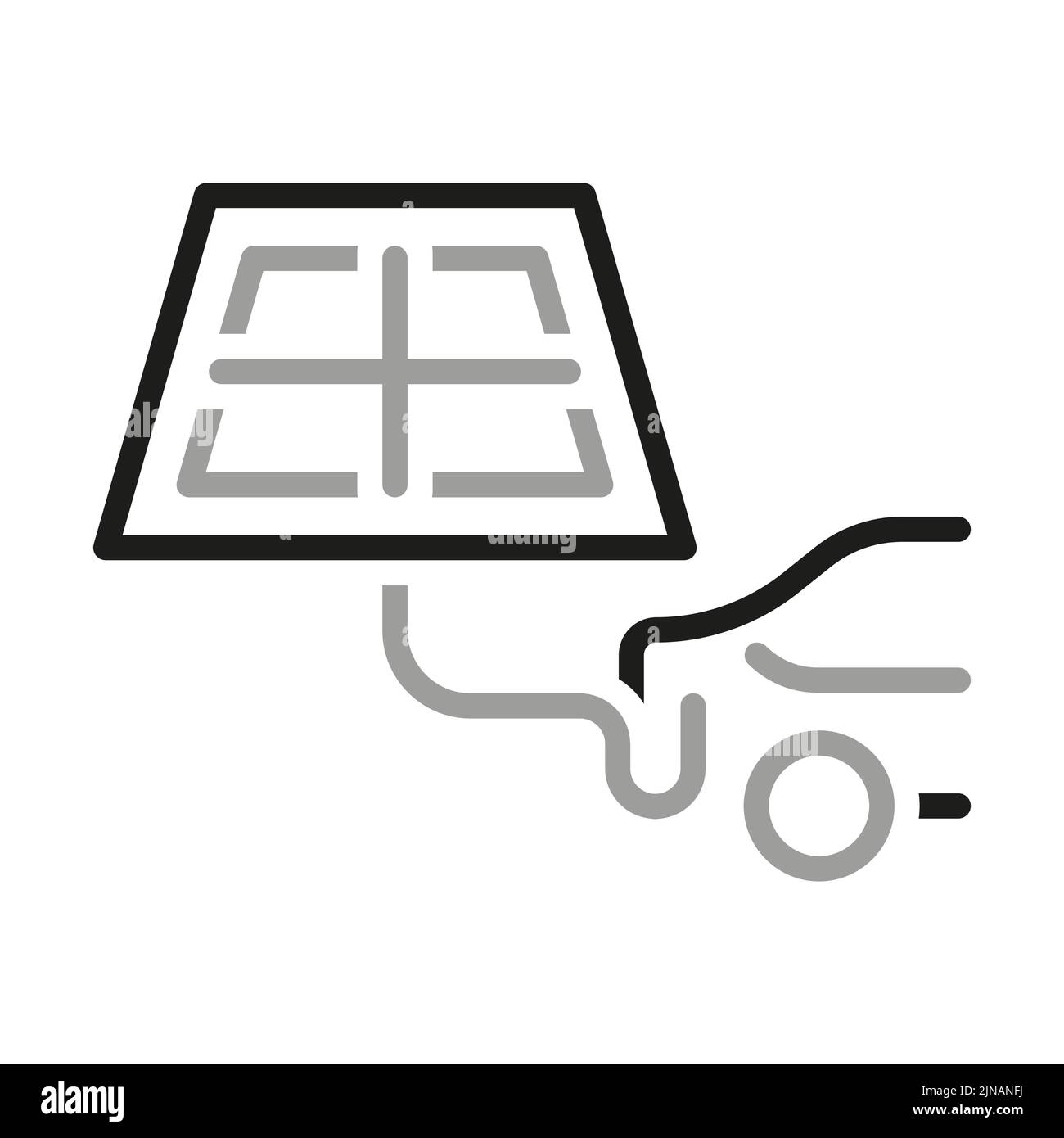 Simple of Car Charging Station Related Vector Line Icon. Contains such ...