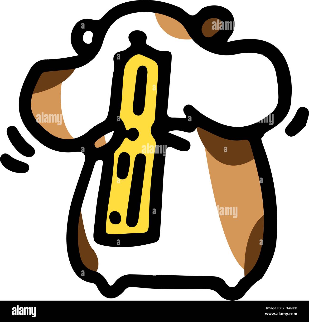 Cute hand drawn hamster Cut Out Stock Images & Pictures - Alamy