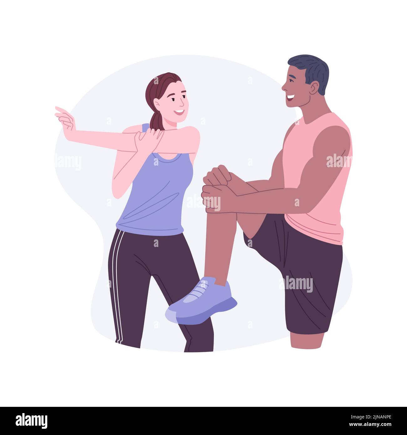 Warm up isolated cartoon vector illustrations Stock Vector Image & Art ...