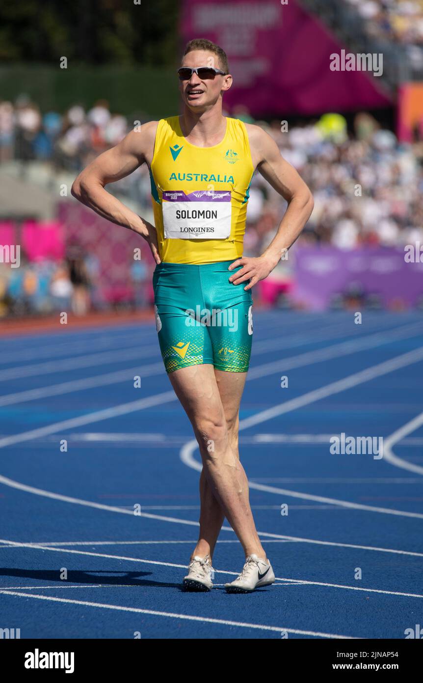 Steven Solomon of Australia competing in the men’s 400 final at the ...