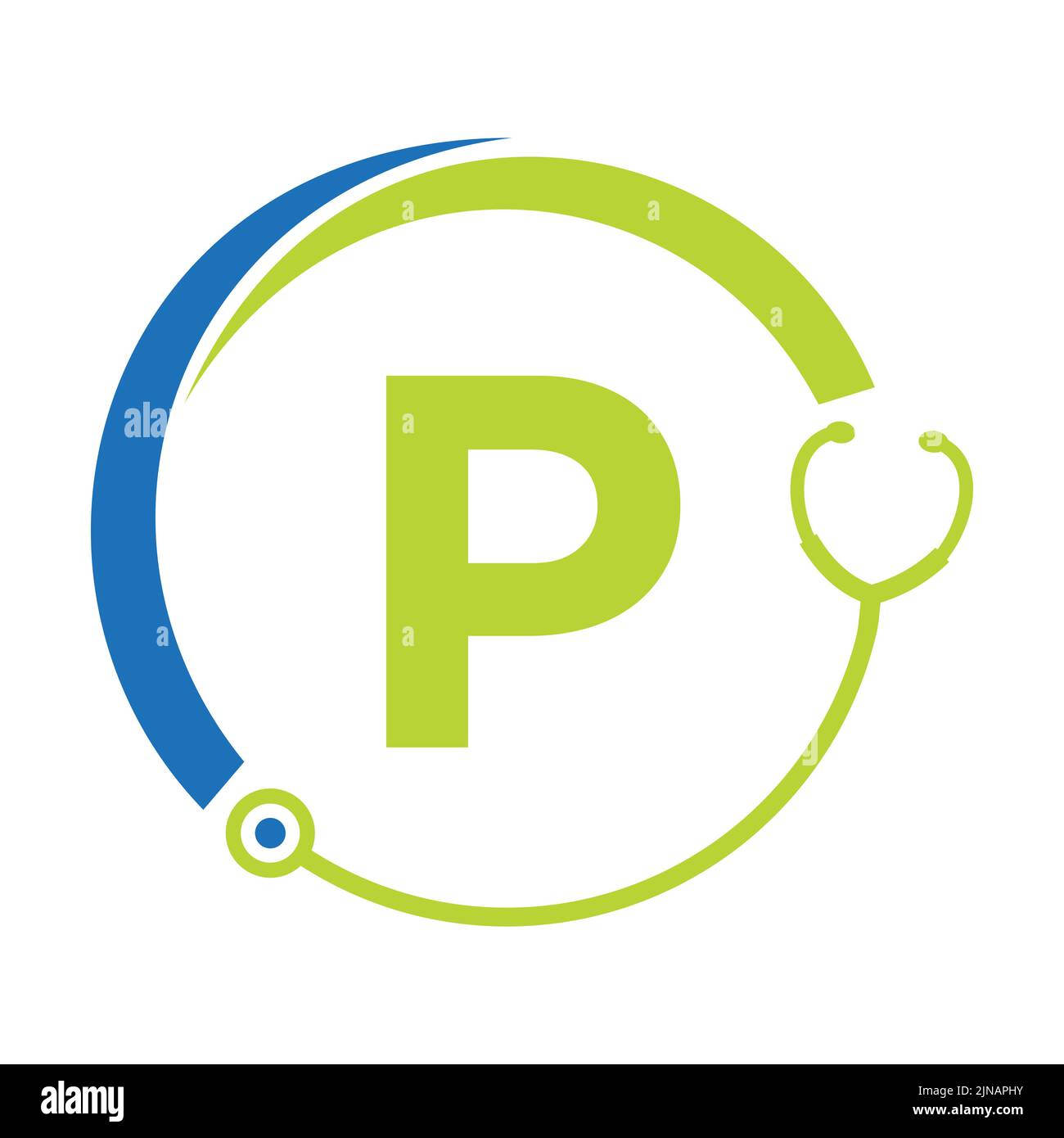 Healthcare Symbol Doctor and Medical Logo on Letter P Template. Doctors ...