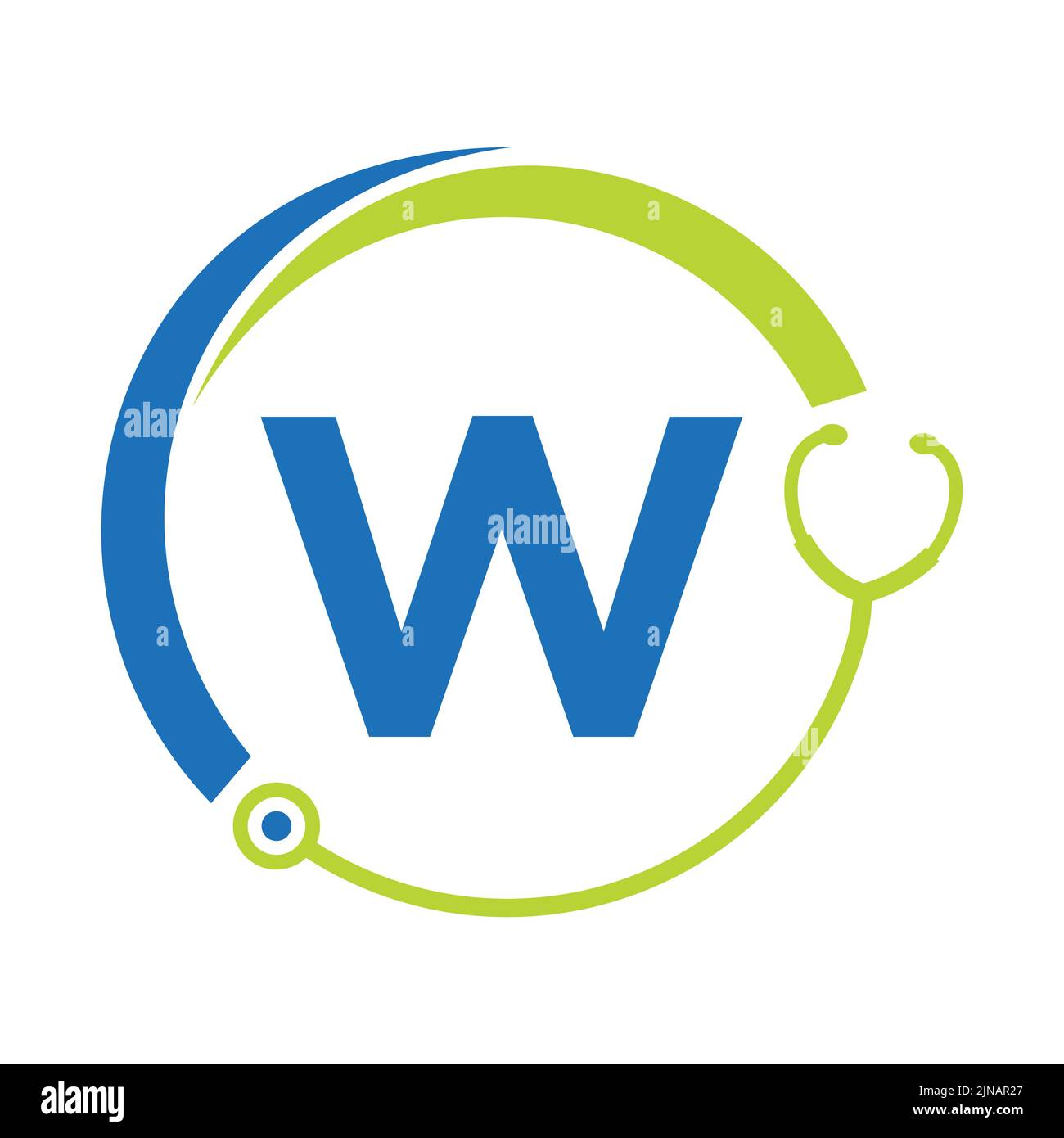 Healthcare Symbol Doctor and Medical Logo on Letter W Template. Doctors ...
