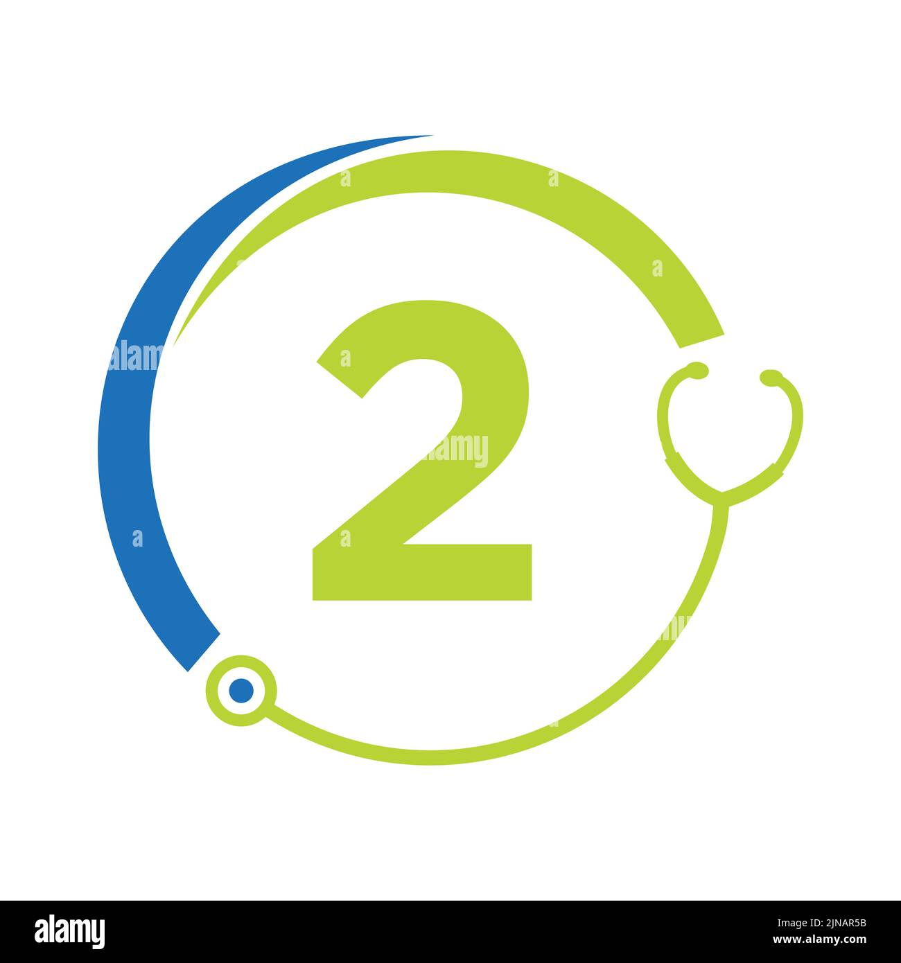 Healthcare Symbol Doctor and Medical Logo on Letter 2 Template. Doctors ...